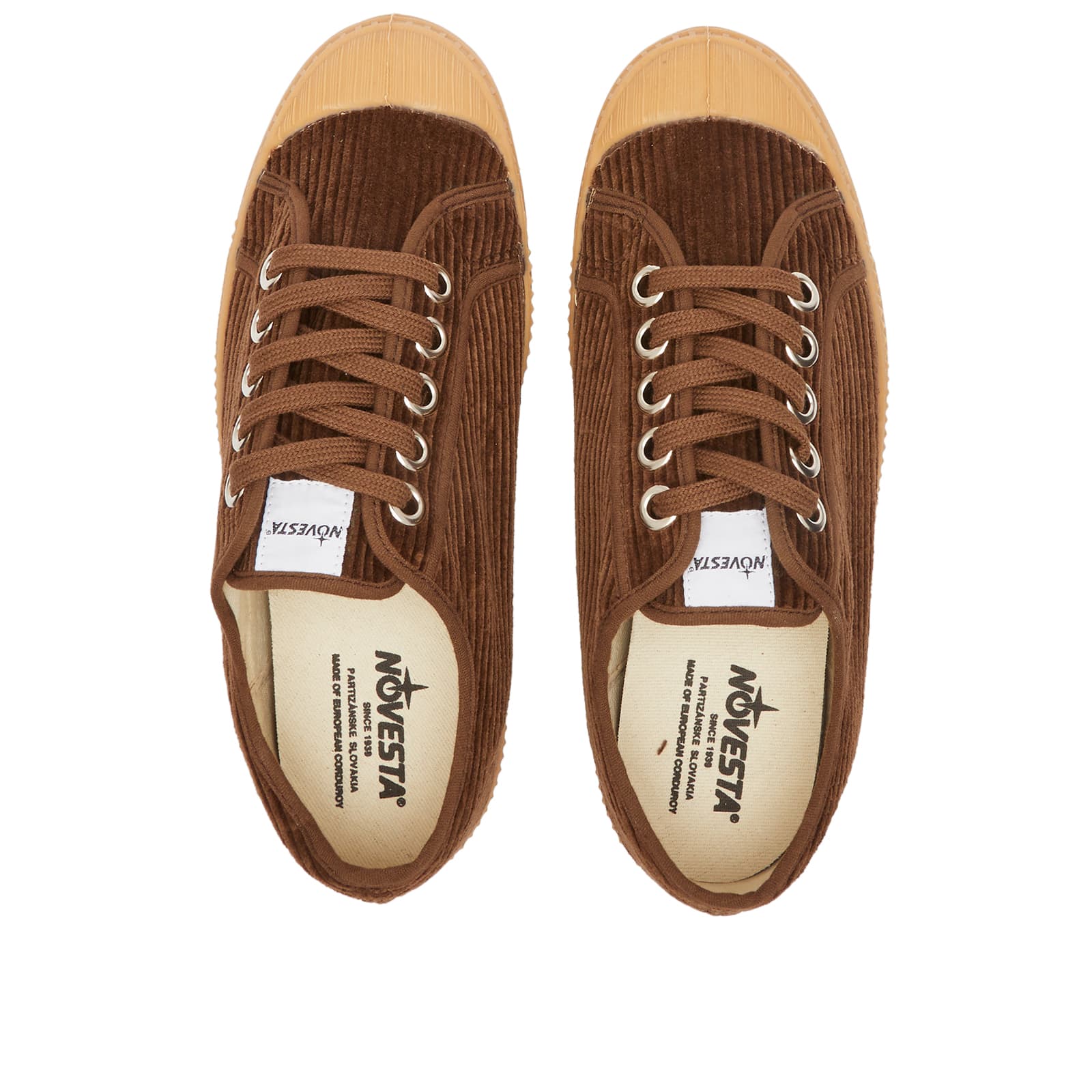 Novesta Star Master Corduroy Dark Brown & Gum | END.