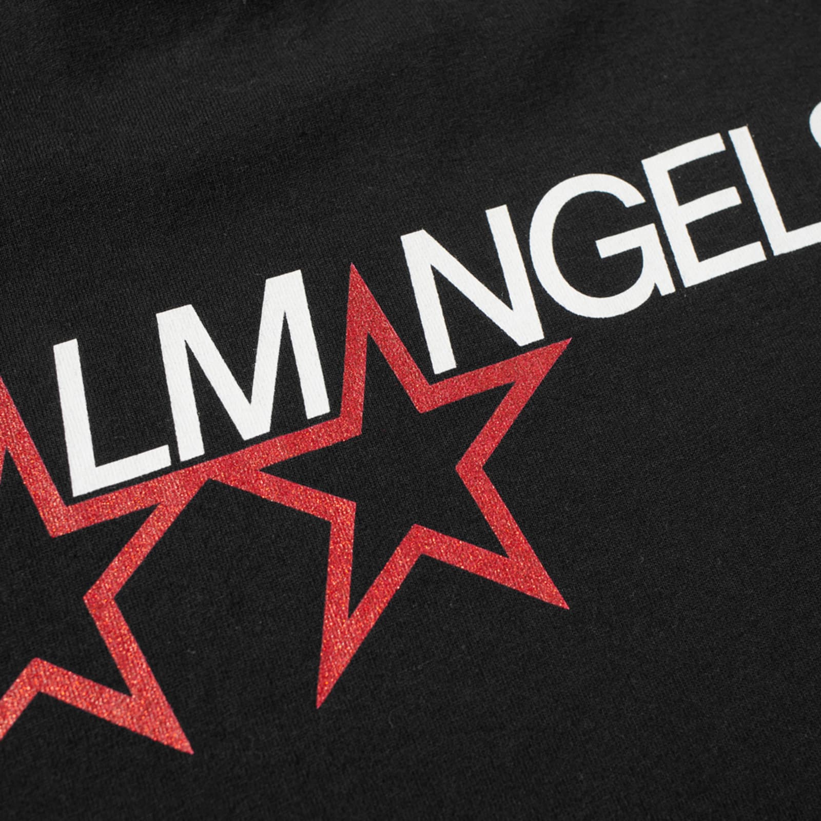 Palm Angels Racing Star Logo T-Shirt Black & White | END. (US)