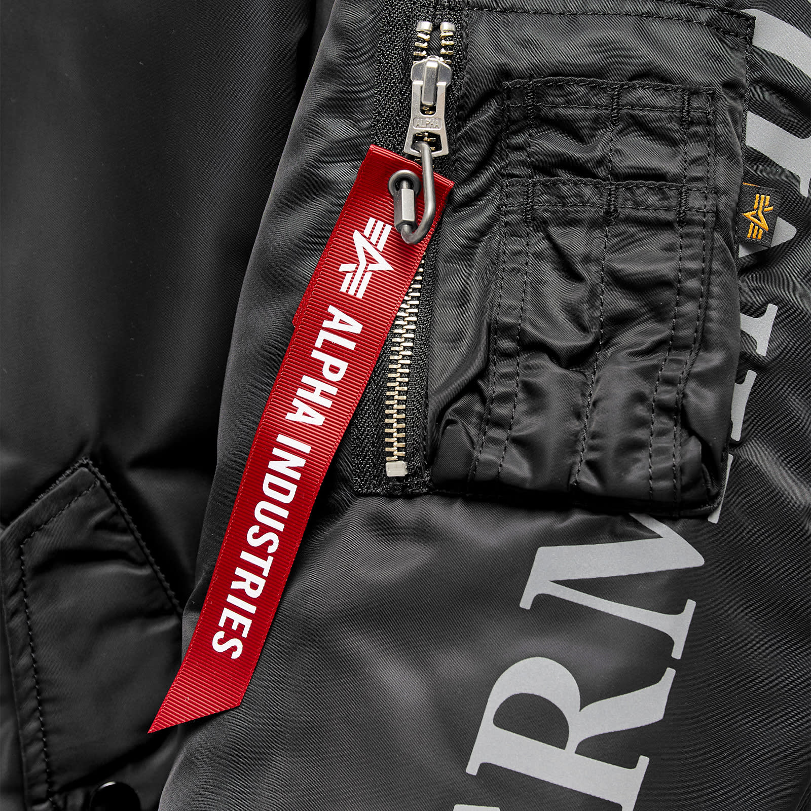 mastermind JAPAN x Alpha MA-1 Jacket Black | END. (GB)