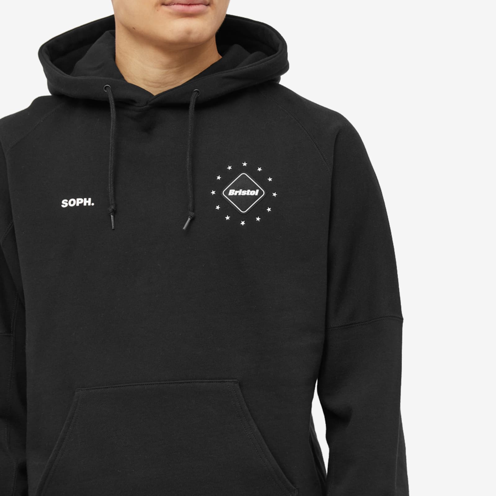 Fc Real Bristol Big Logo Team Sweat Hoodie Black End Uk
