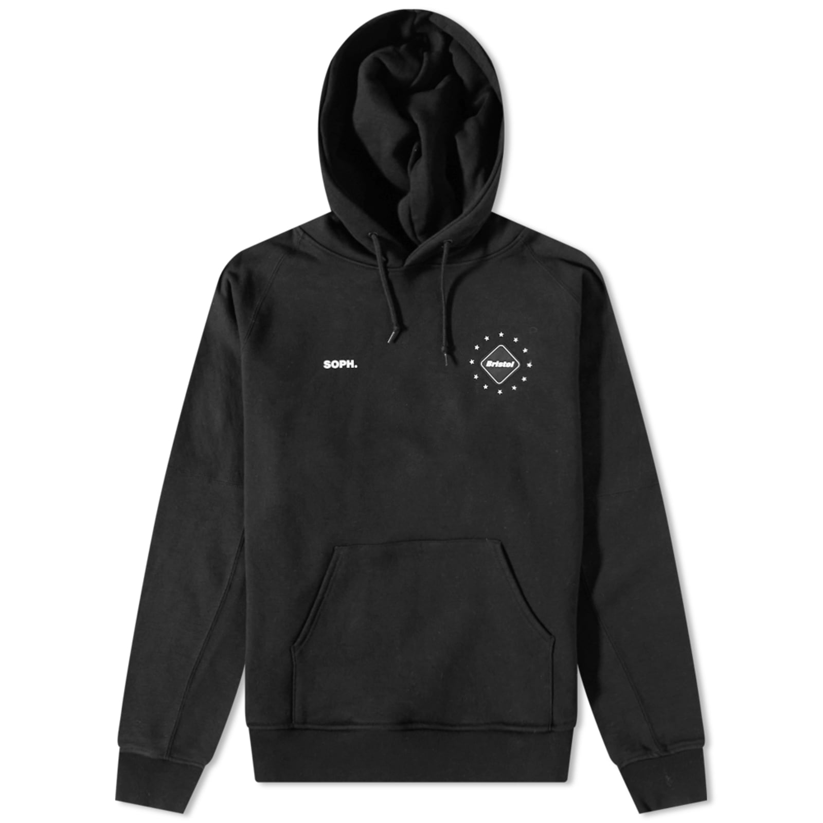 F.C. Real Bristol Big Logo Team Sweat Hoodie Black | END. (GB)