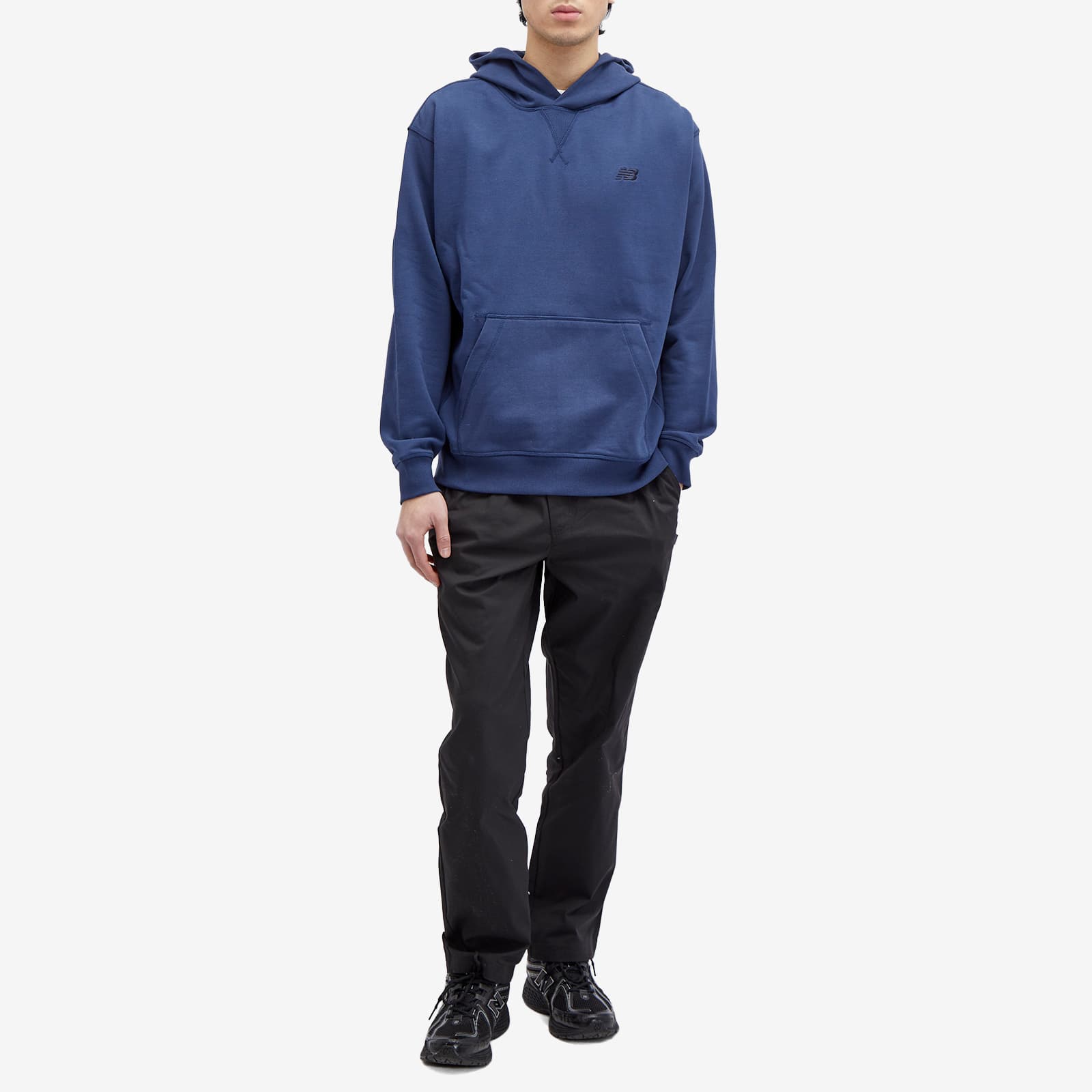 New Balance NB Athletics French Terry Hoodie Nb Navy | END. (US)