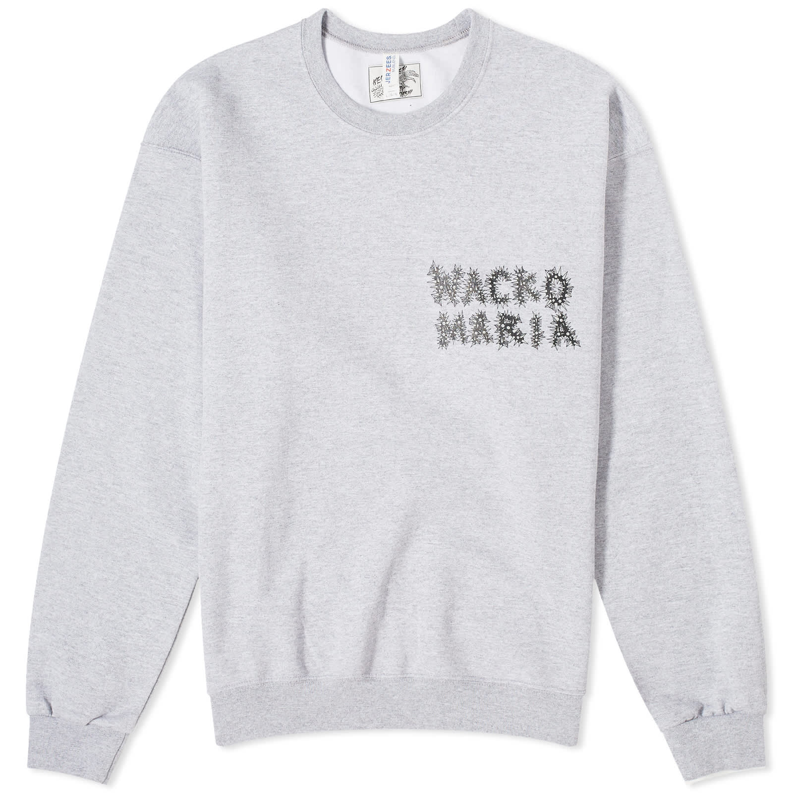 Wacko Maria x Neckface Type 5 Crew Sweat Grey | END.