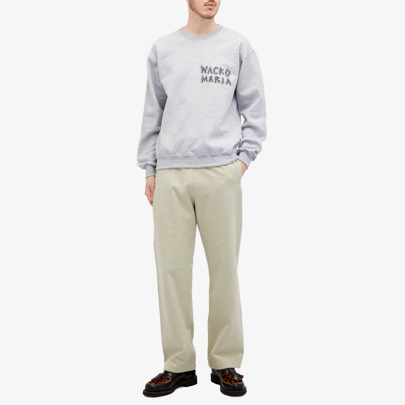 Wacko Maria x Neckface Type 5 Crew Sweat Grey | END.