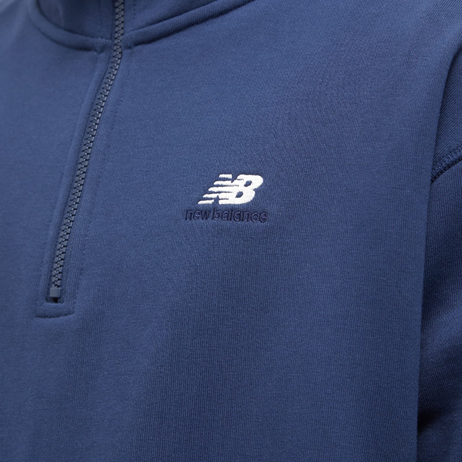 New Balance NB Athletics 90's 1/4 Zip Mock Sweat Navy | END.