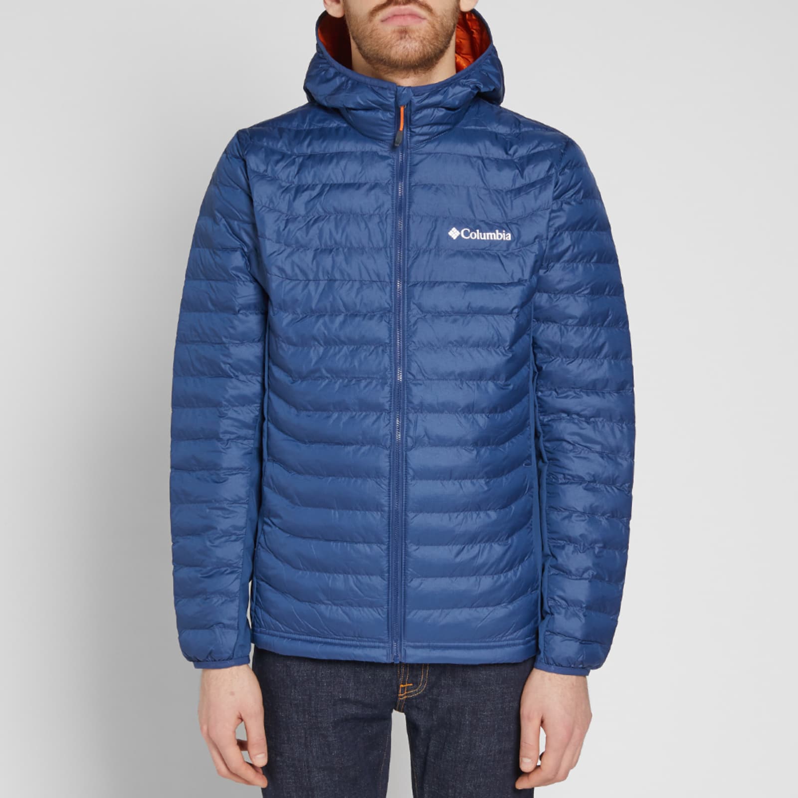 Columbia Powder Lite Hooded Jacket Carbon & Heatwave | END. (ES)