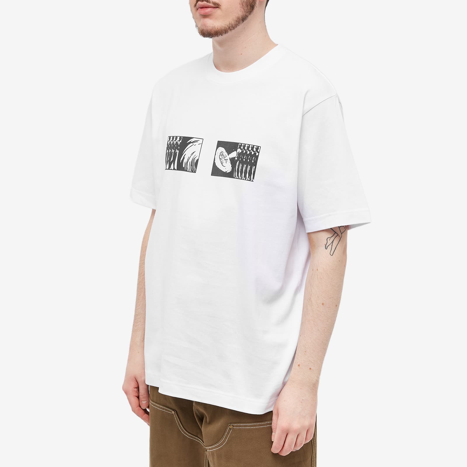 Homework Alt Universe T-Shirt White | END. (GB)