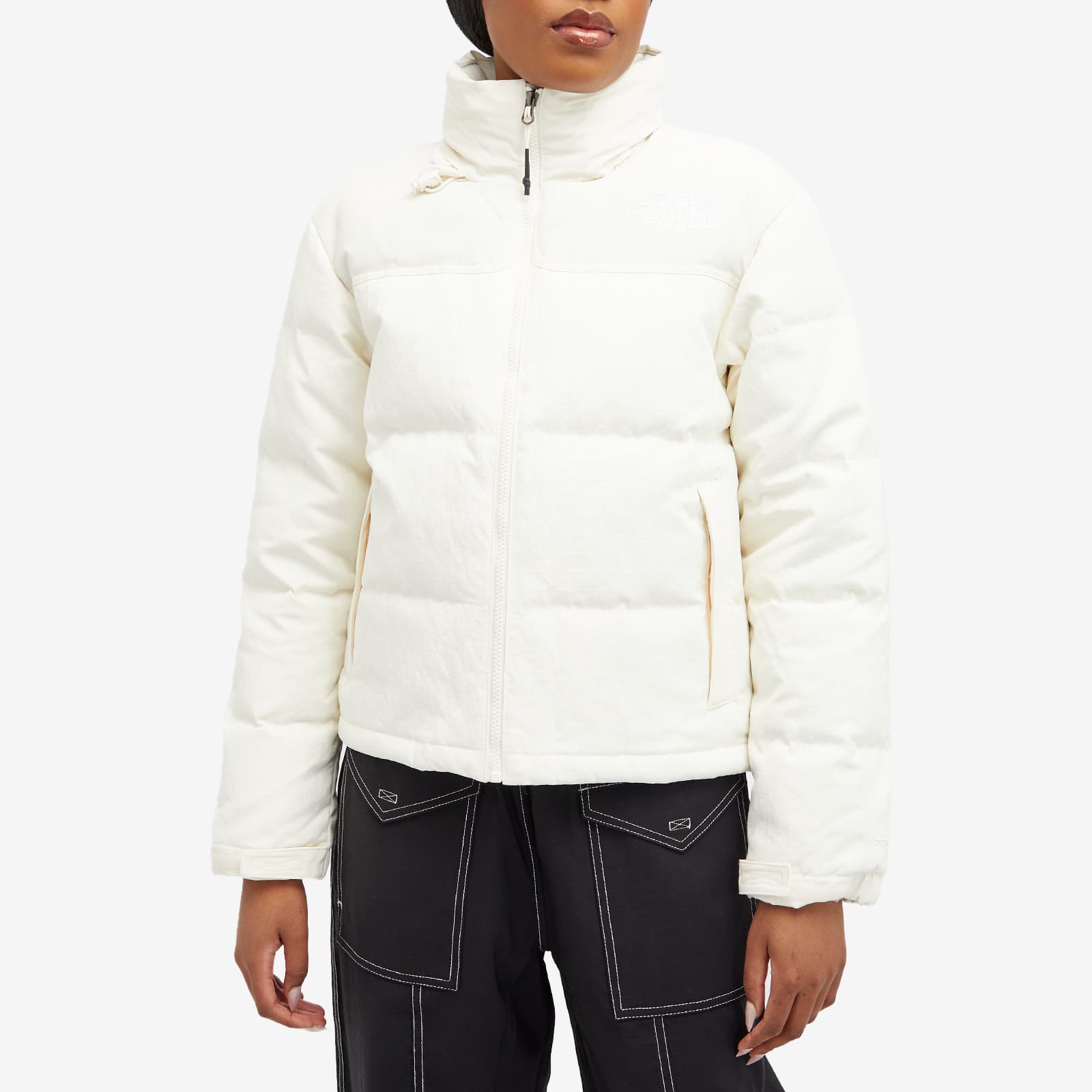 The North Face 92 Ripstop Nuptse Jacket White Dune | END. (US)