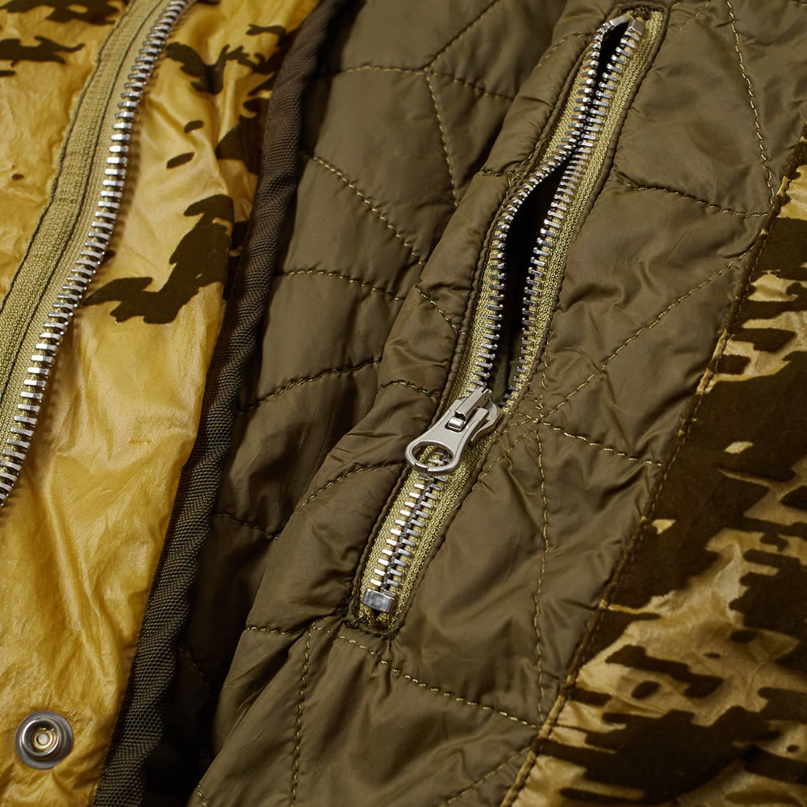 Stone Island Shadow Project Lucid Flock Garment Dyed Bomber Jacket ...