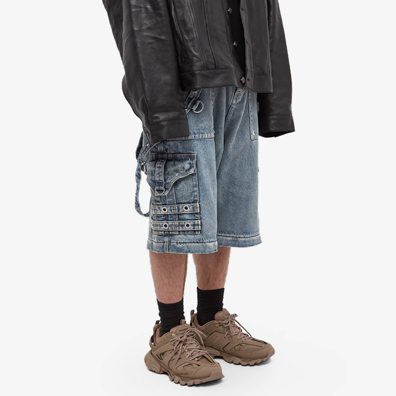 Balenciaga Raver Baggy Jeans Pale Blue | END. (AU)