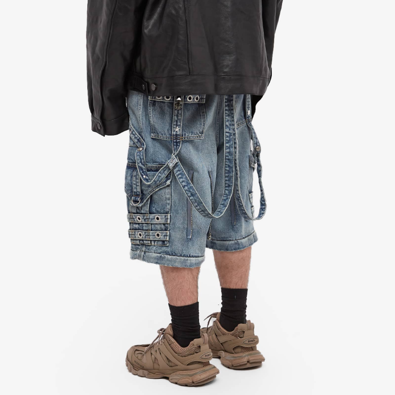 Balenciaga Raver Baggy Jeans Pale Blue | END. (AU)