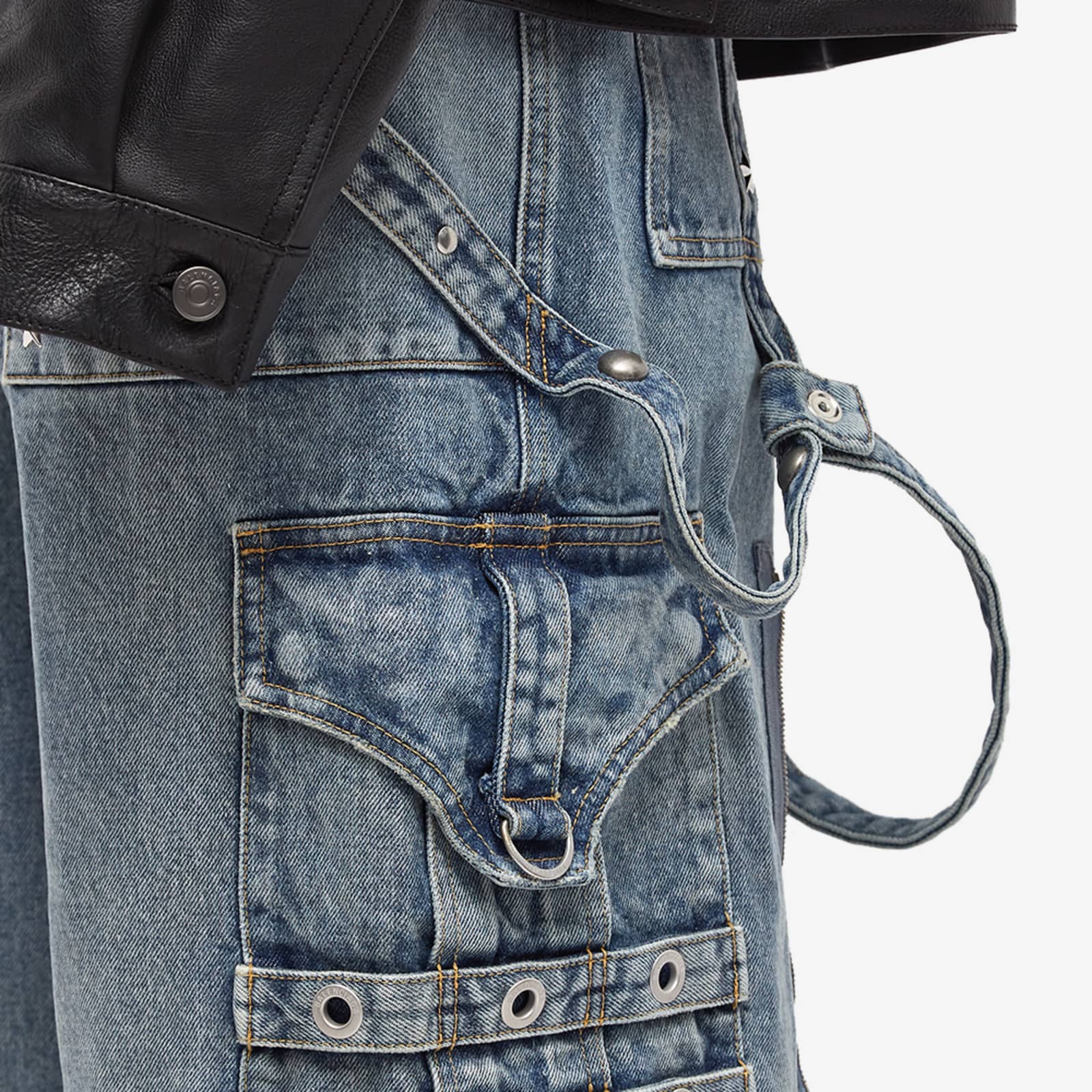 Balenciaga Raver Baggy Jeans Pale Blue | END. (AU)