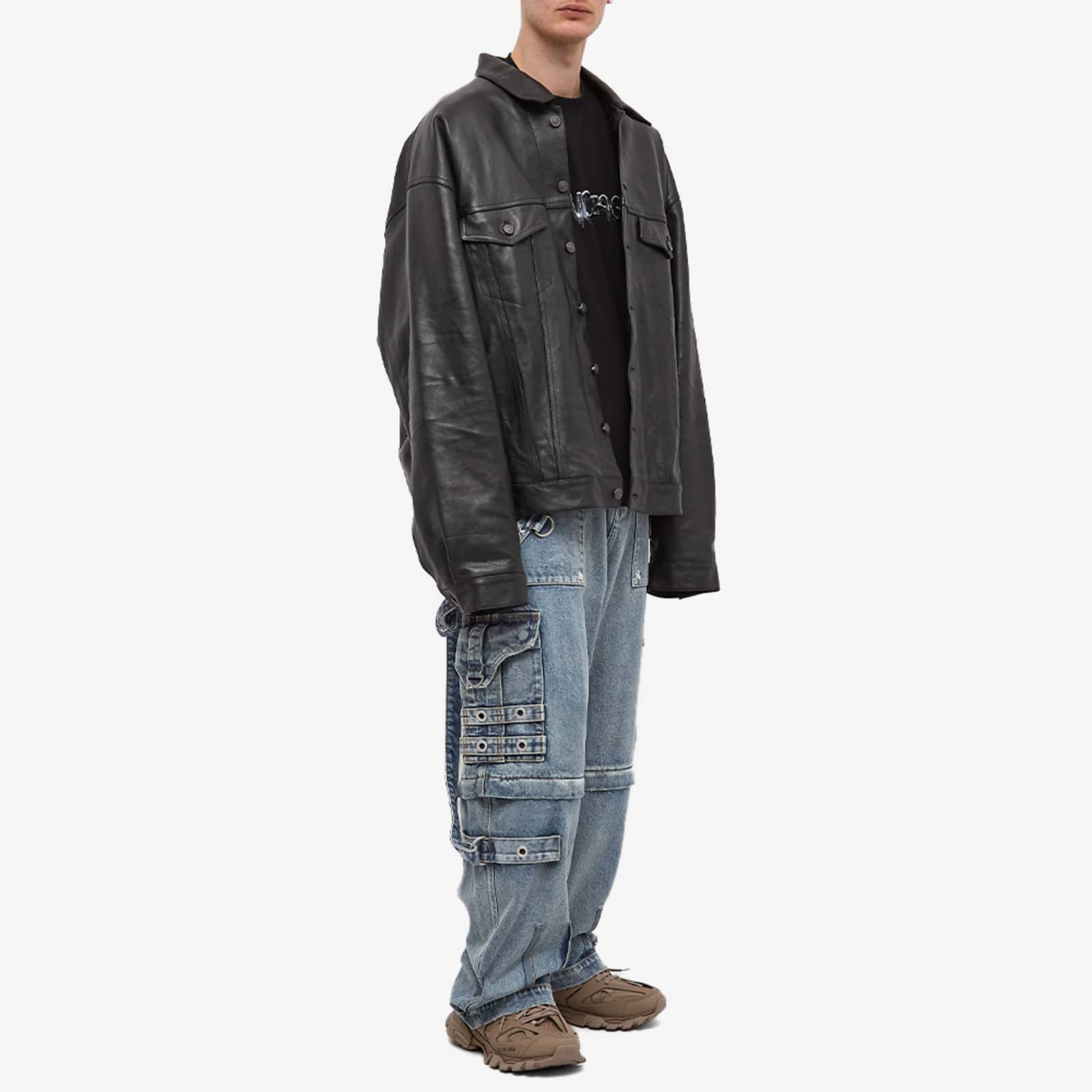 Balenciaga Raver Baggy Jeans Pale Blue | END. (AU)