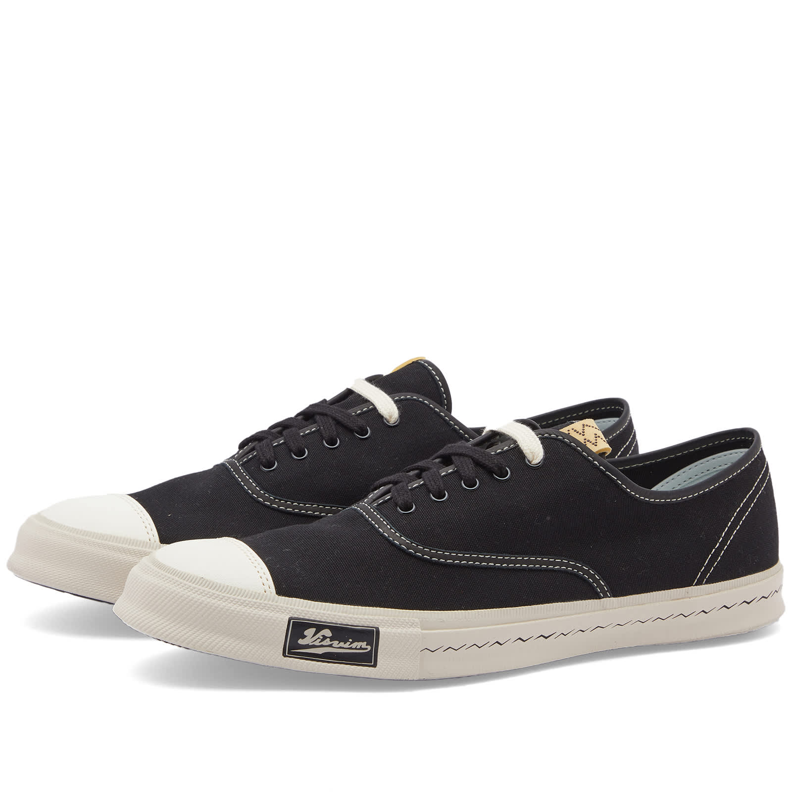 Visvim Logan Deck Lo Canvas Sneaker Black | END. (GB)