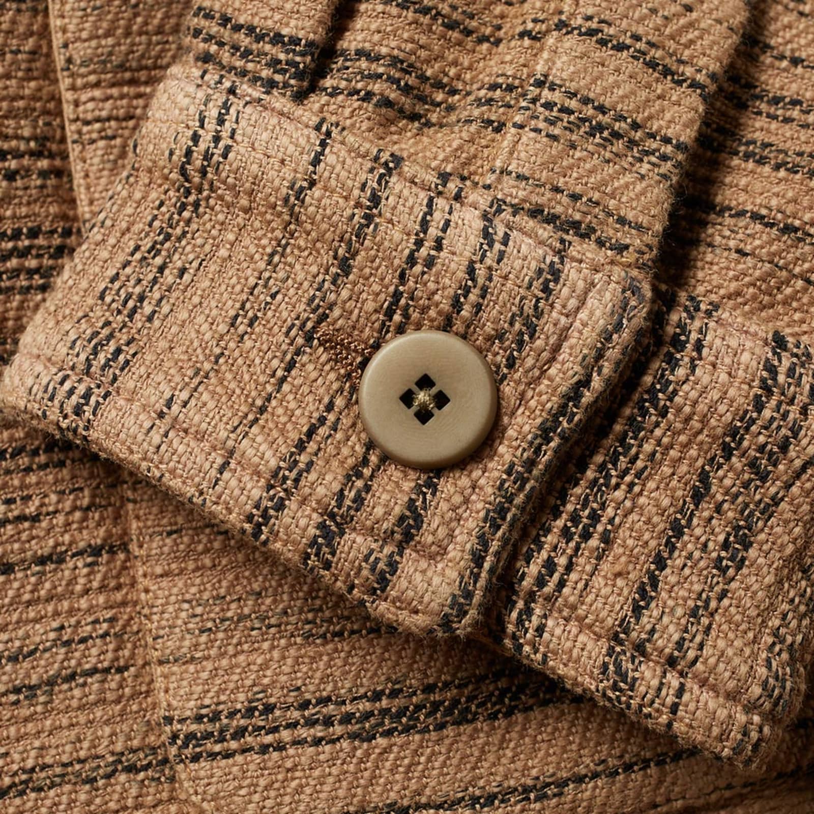 Folk Assembly Woven Chore Jacket Oatmeal Texture | END.