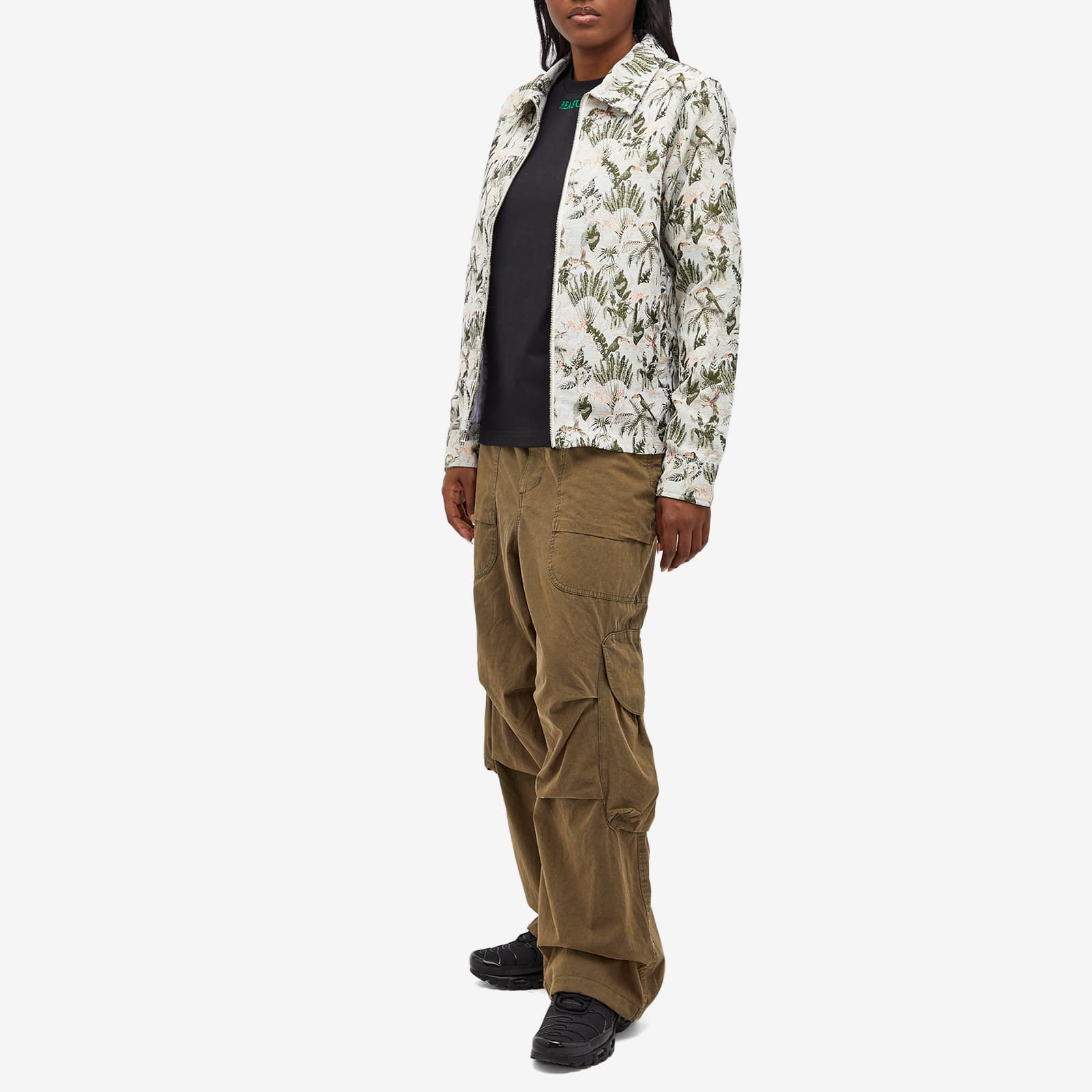 Pleasures Parrot Work Jacket Grey | END. (GB)