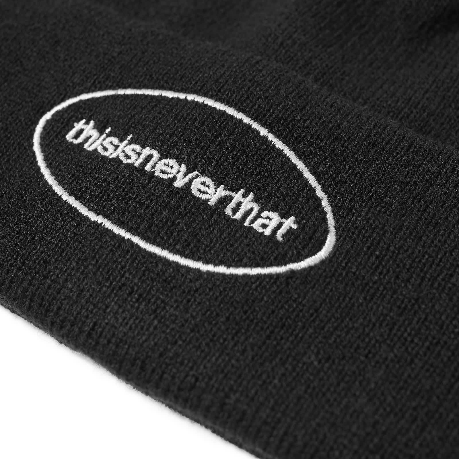 thisisneverthat Logo Beanie Black | END. (KR)