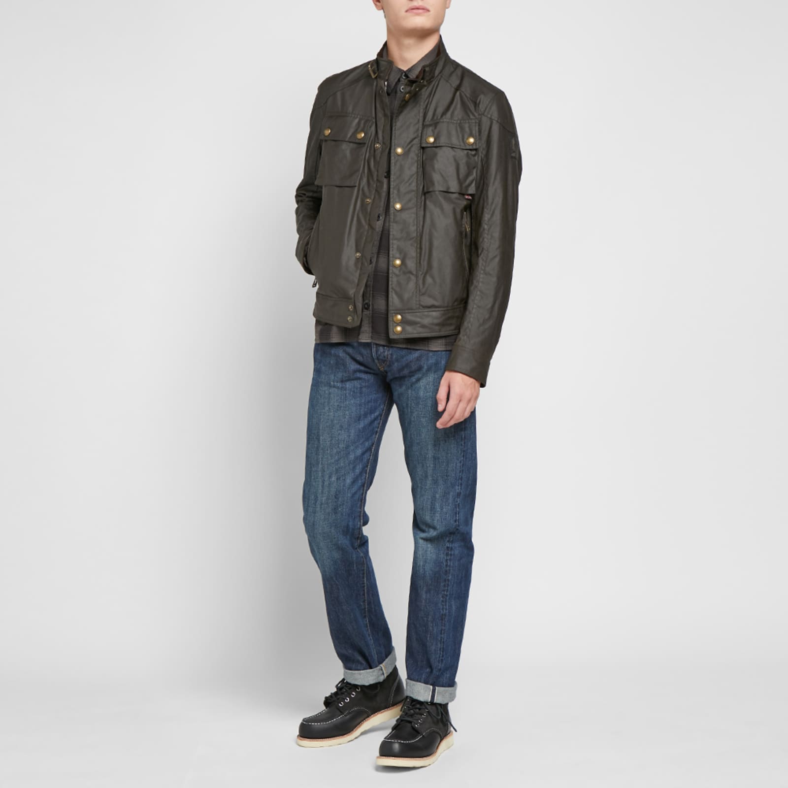 Belstaff Racemaster Jacket Faded Olive | END. (GB)