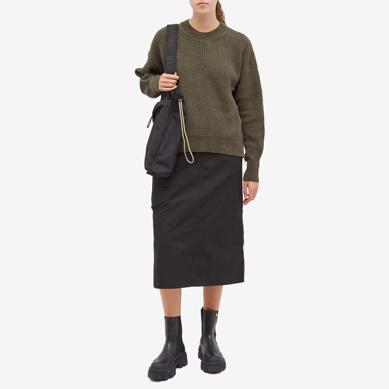 Barbour International Melbourne Knitted Jumper Envy | END. (KR)