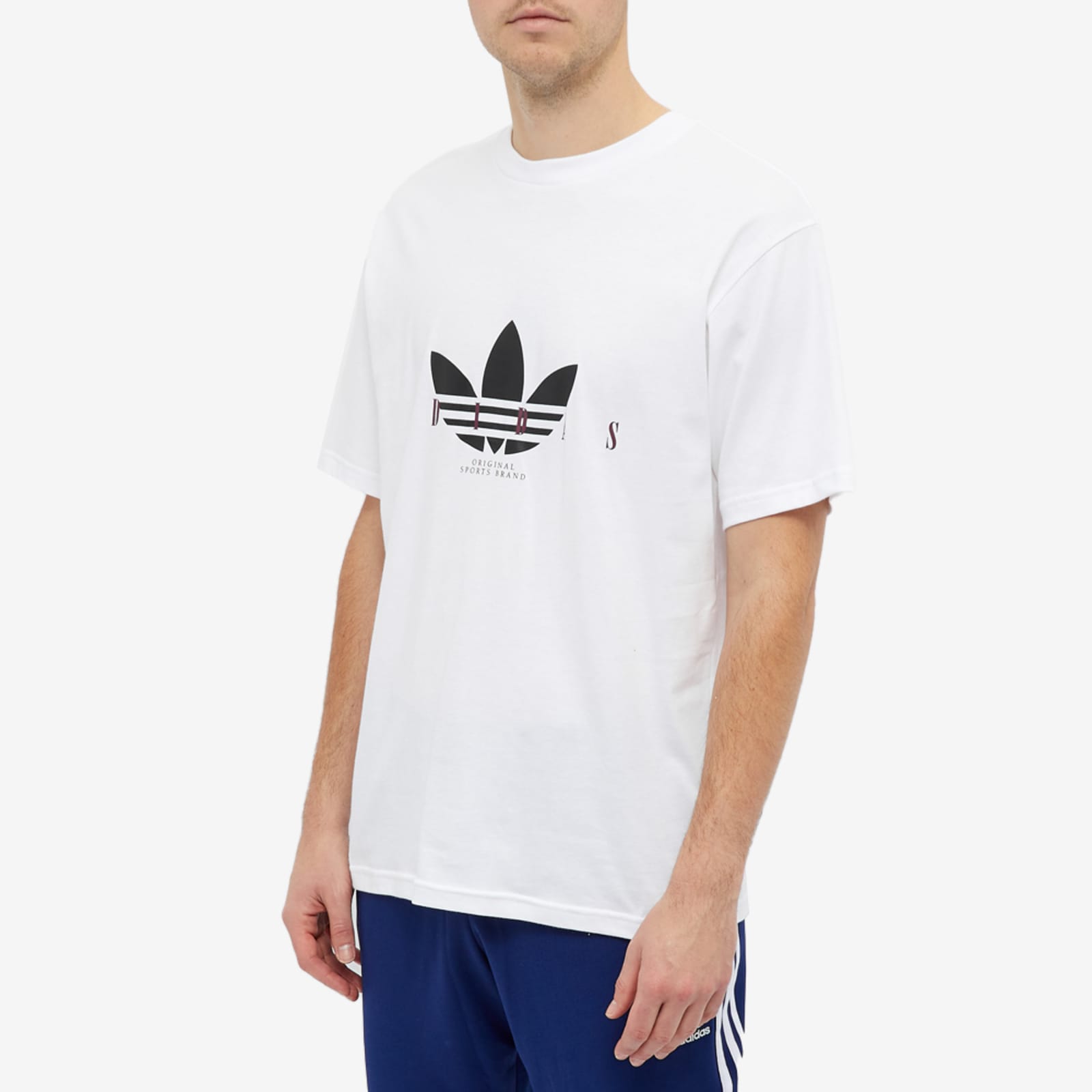 Adidas Trefoil Script T-Shirt White | END. (US)