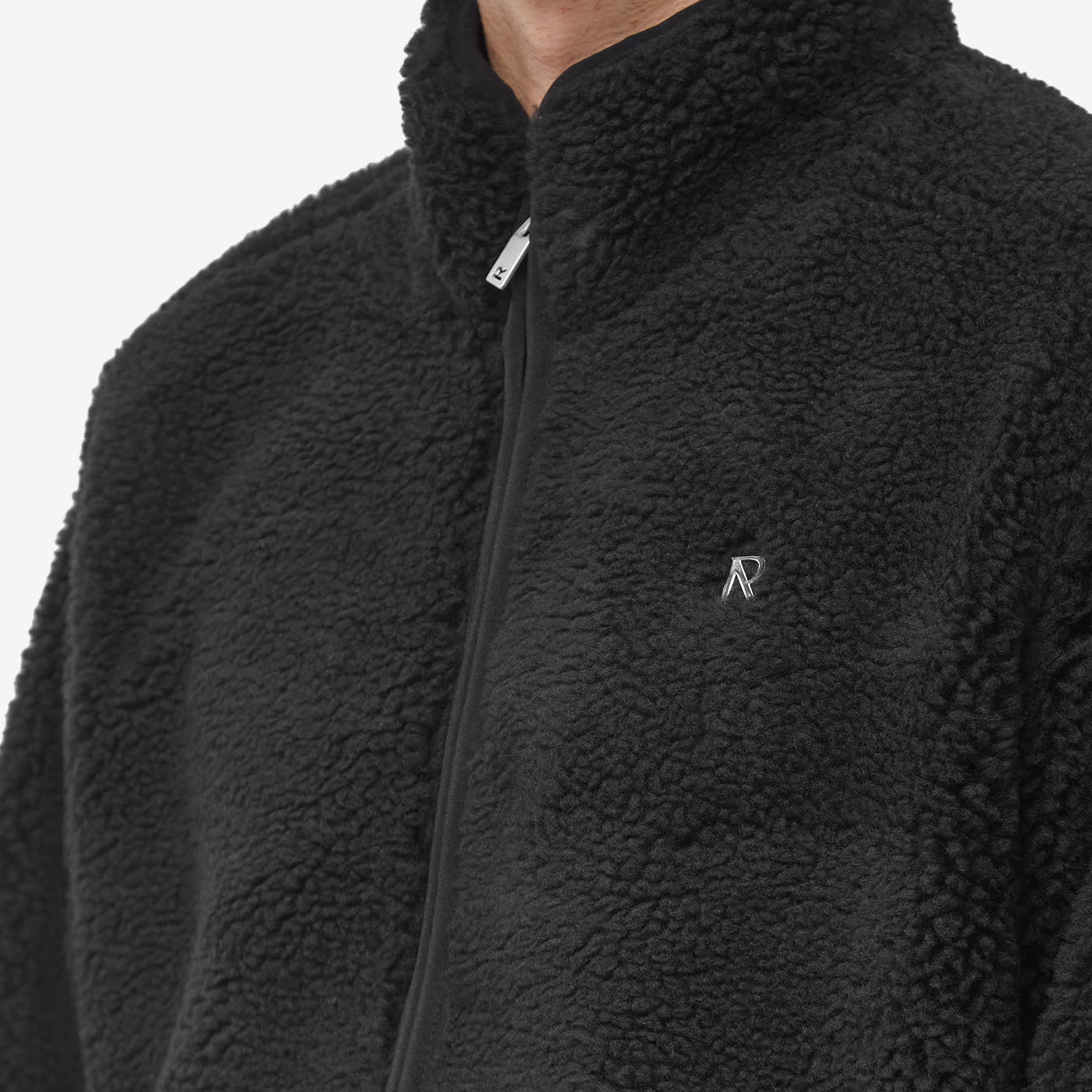 Represent Fleece Zip Through Jacket Jet Black | END. (GB)