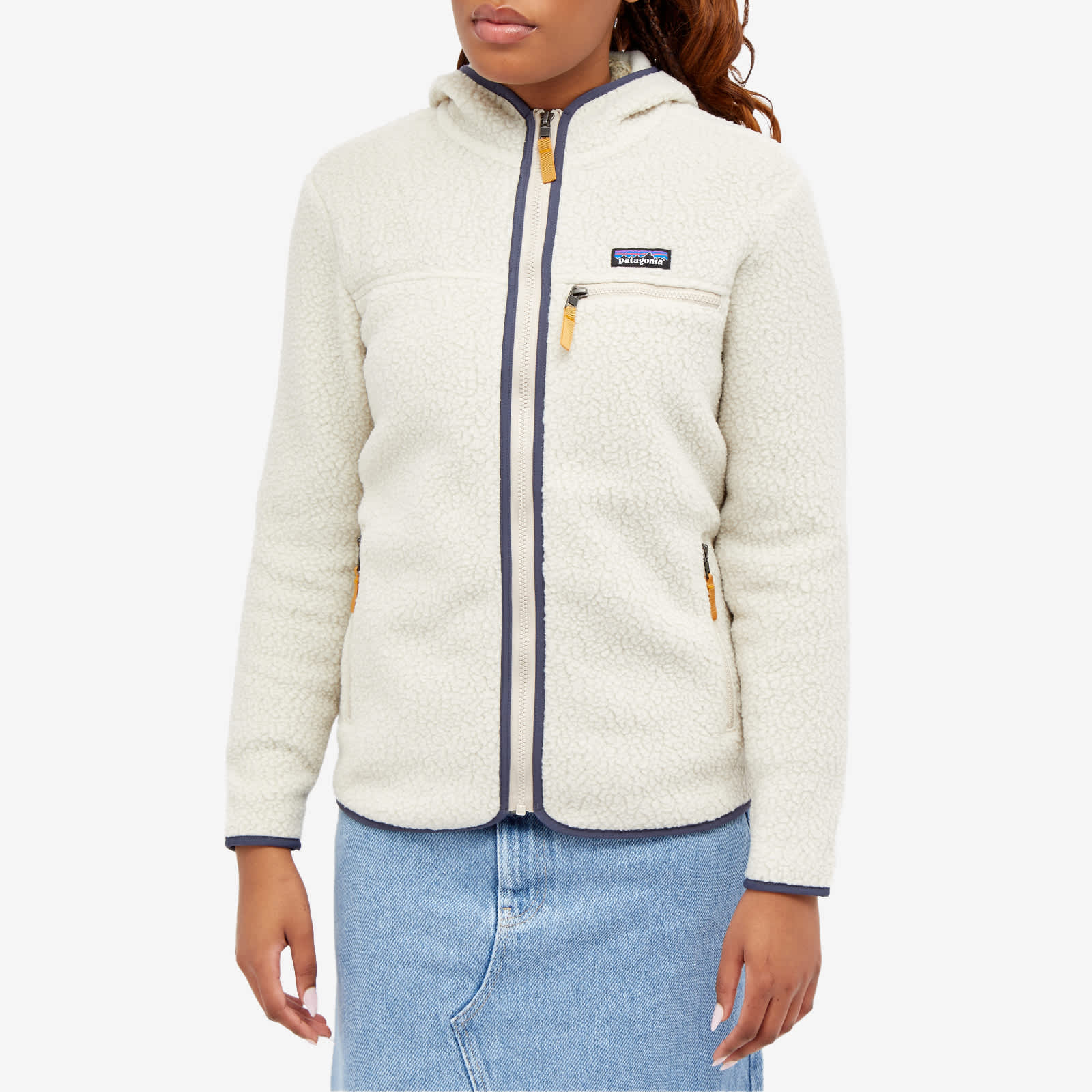 Patagonia Retro Pile Hoodie Pelican | END.