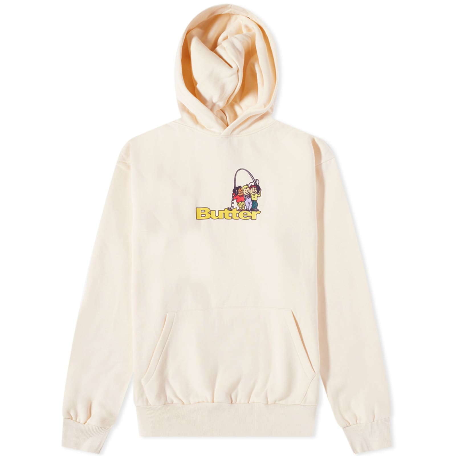 Butter Goods Headphones Logo Hoodie Cream | END.