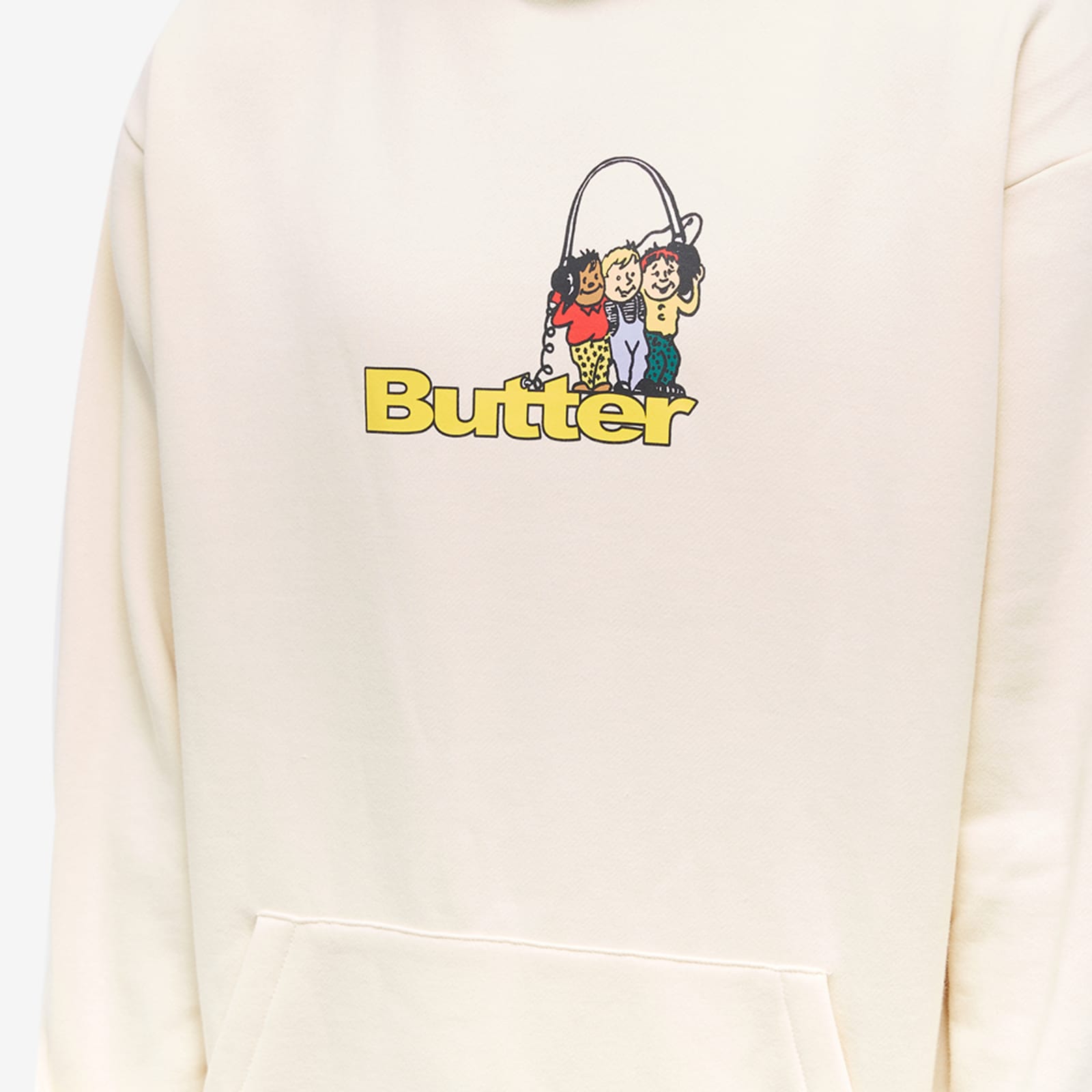 Butter Goods Headphones Logo Hoodie Cream | END. (GB)