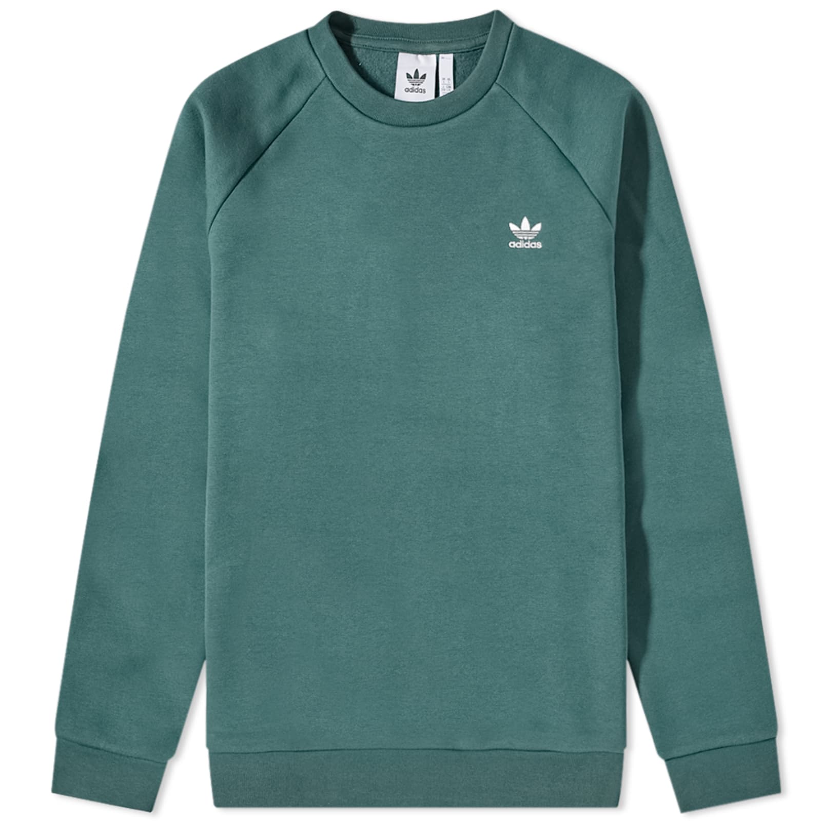 Adidas Essential Crew Sweat Mineral Green | END. (GB)