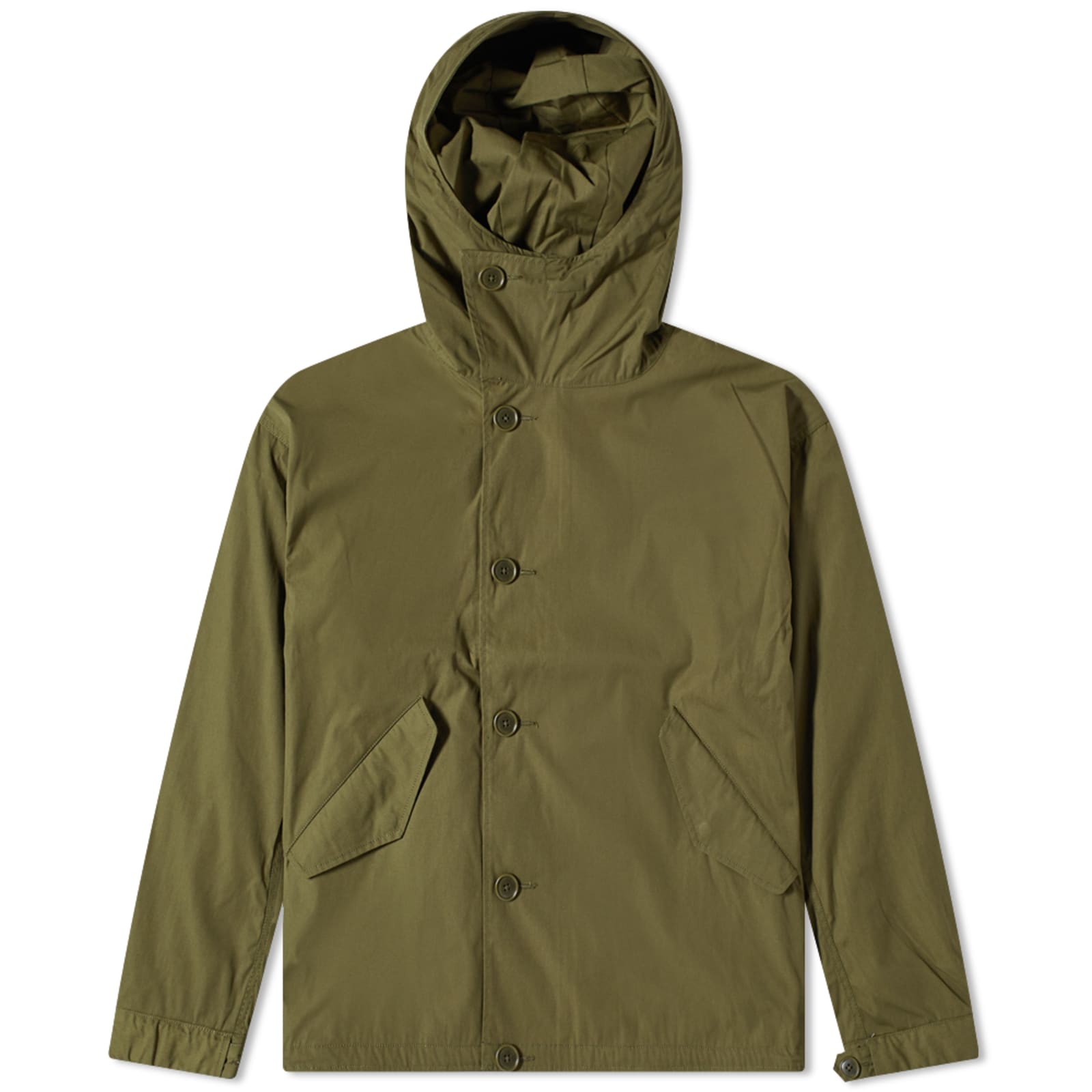 Nanamica Hooded Parka Jacket Khaki | END. (US)