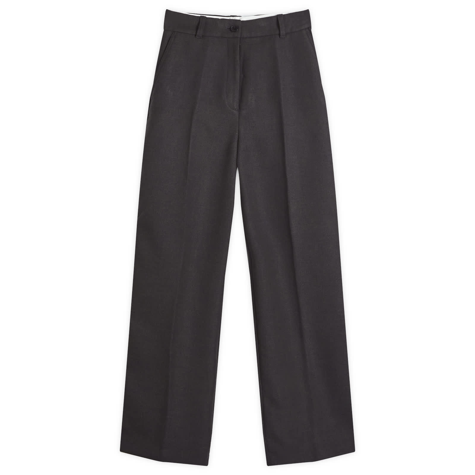 DUNST Semi-Wide Slacks Charcoal Grey | END. (HK)