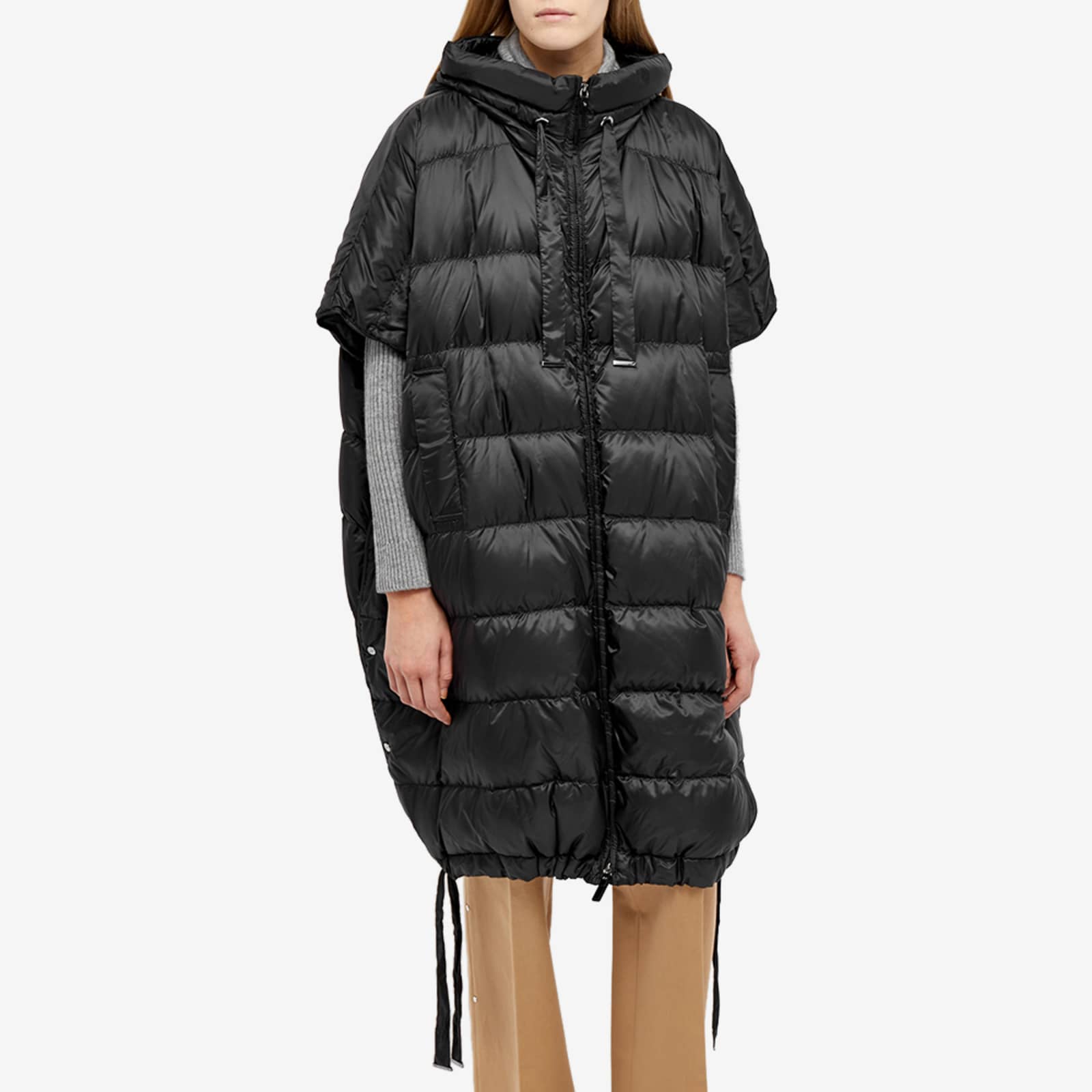 Max Mara Seicap Maxi Puffer Coat Black | END.