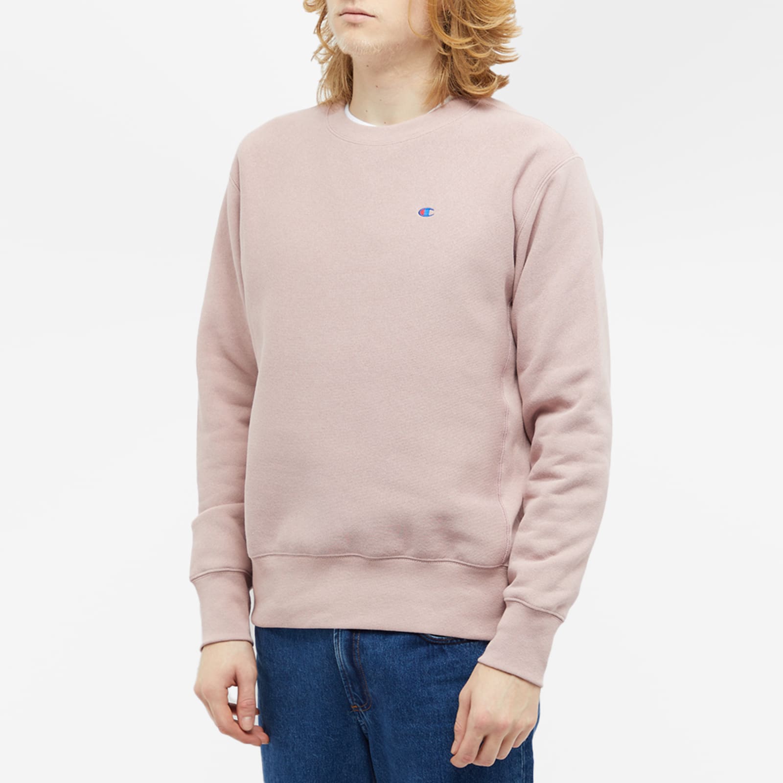 Champion Reverse Weave Classic Crew Sweat Deauville Mauve | END. (US)