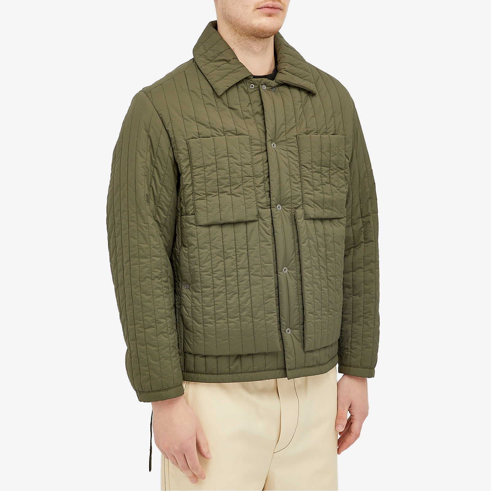 Craig Green Quilted Work Jacket Olive | END. (US)