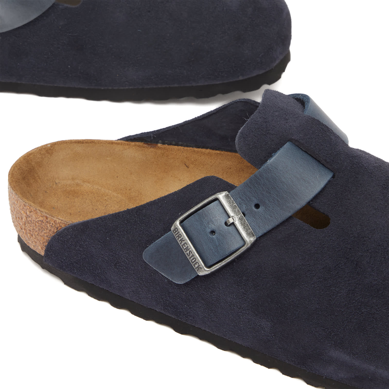 Birkenstock Boston Midnight Suede & Oiled Leather | END. (CA)