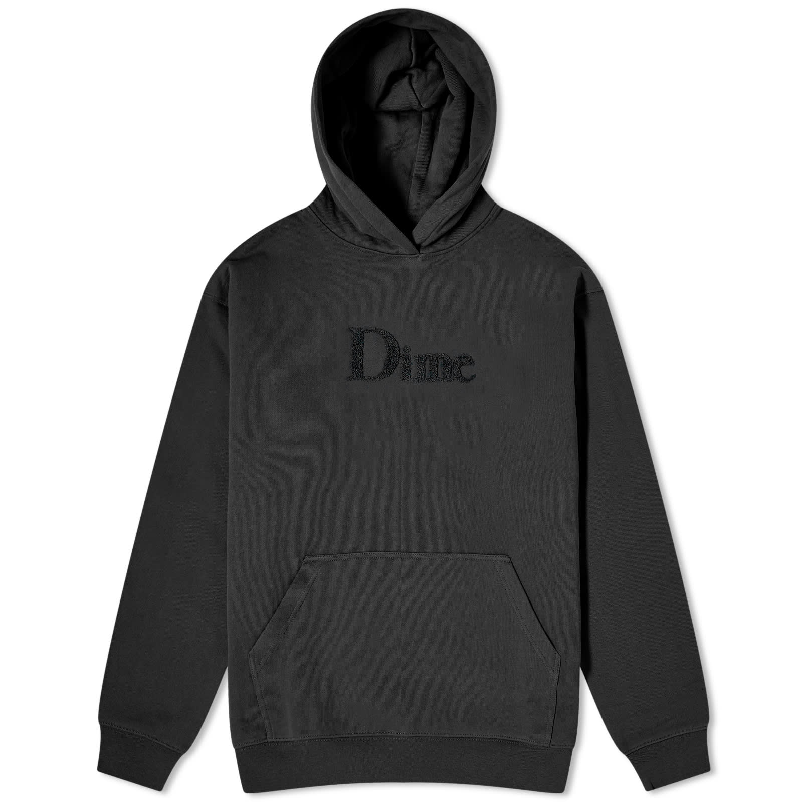 Dime Classic Chenille Logo Hoodie Black | END. (AT)