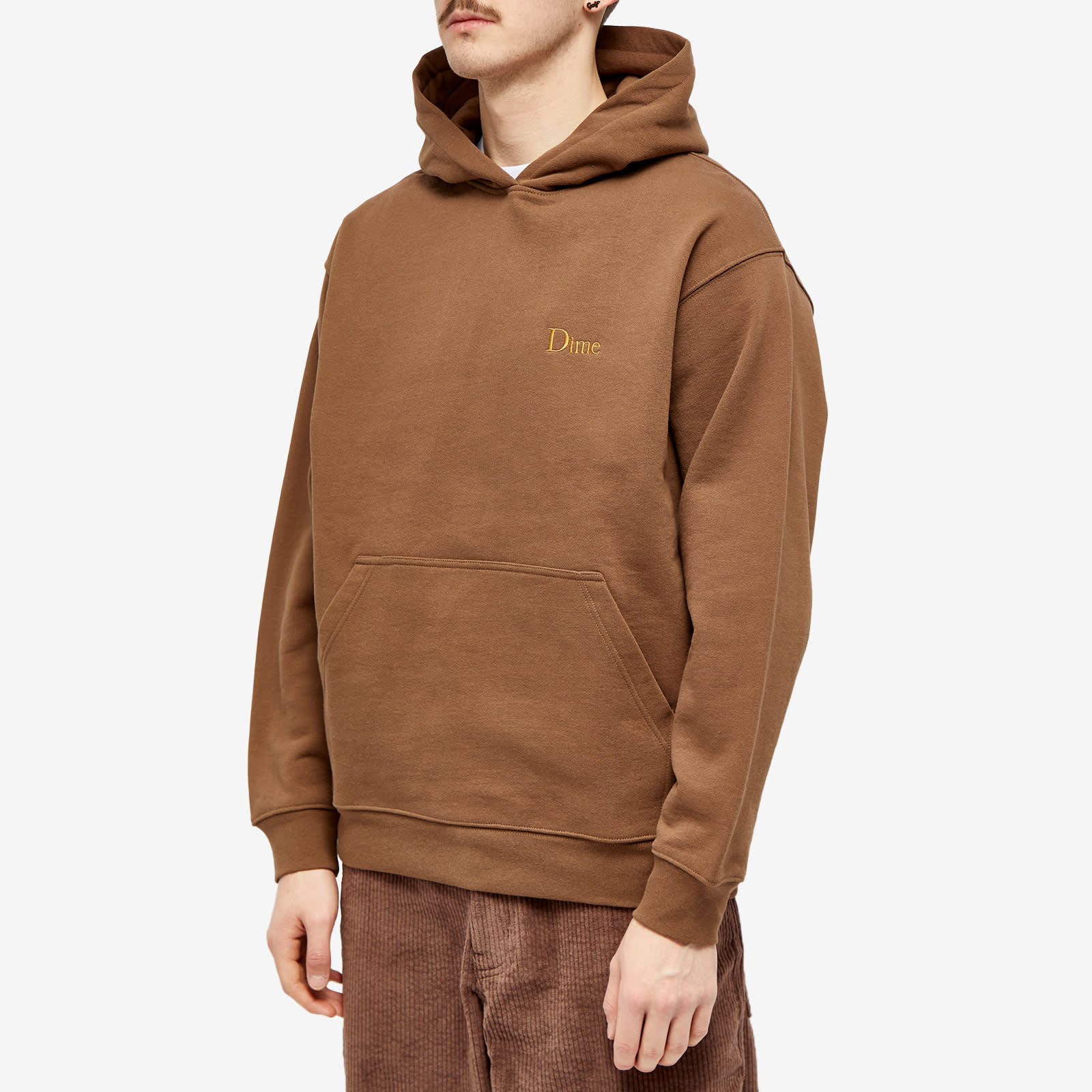 Dime Classic Small Logo Hoodie Brown | END. (GB)