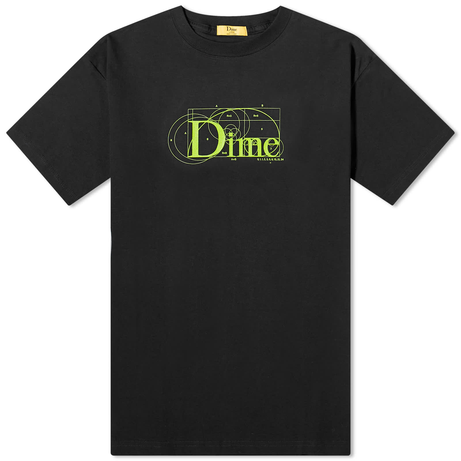 Dime Classic Ratio T-Shirt Black | END. (US)