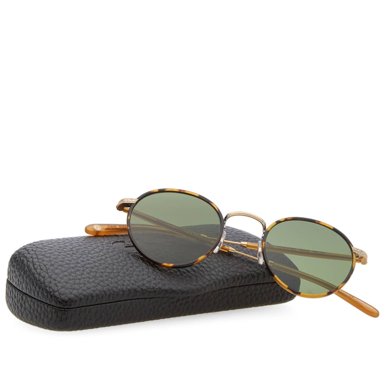 Garrett Leight Wilson Sunglasses Tokyo Tortoise & Pure Green | END. (GB)