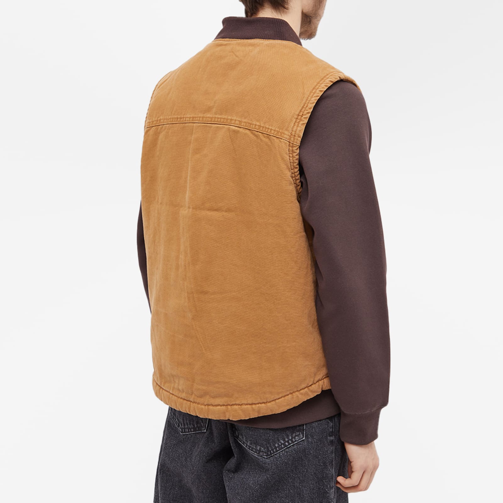 Dickies Duck Canvas Vest Stonewashed Brown Duck End