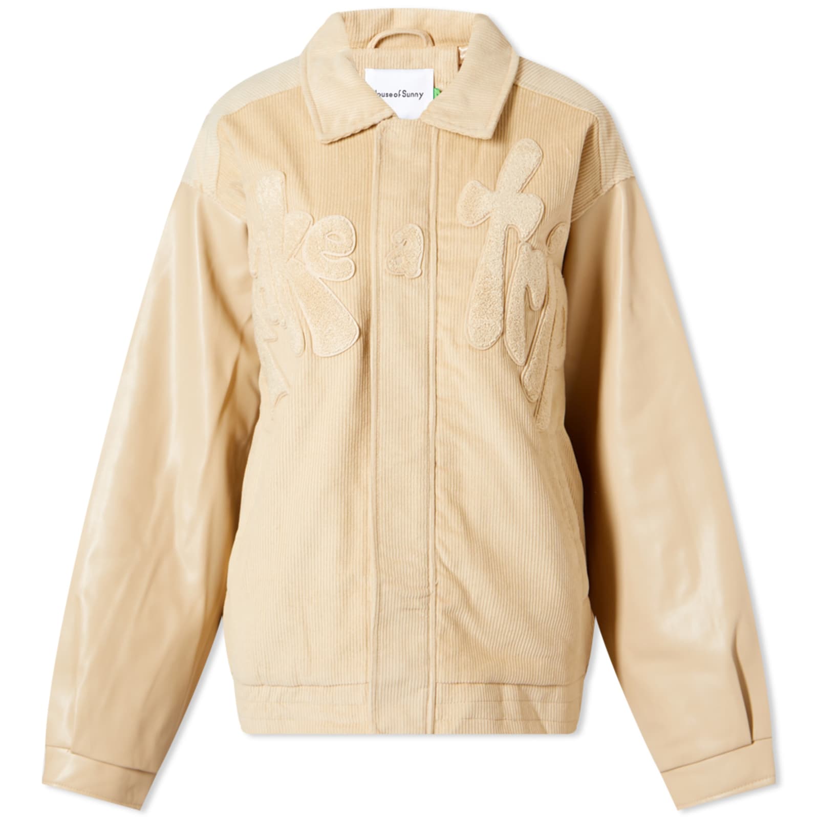 House of Sunny Take A Trip Cord Bomber Jacket Stone | END. (AT)