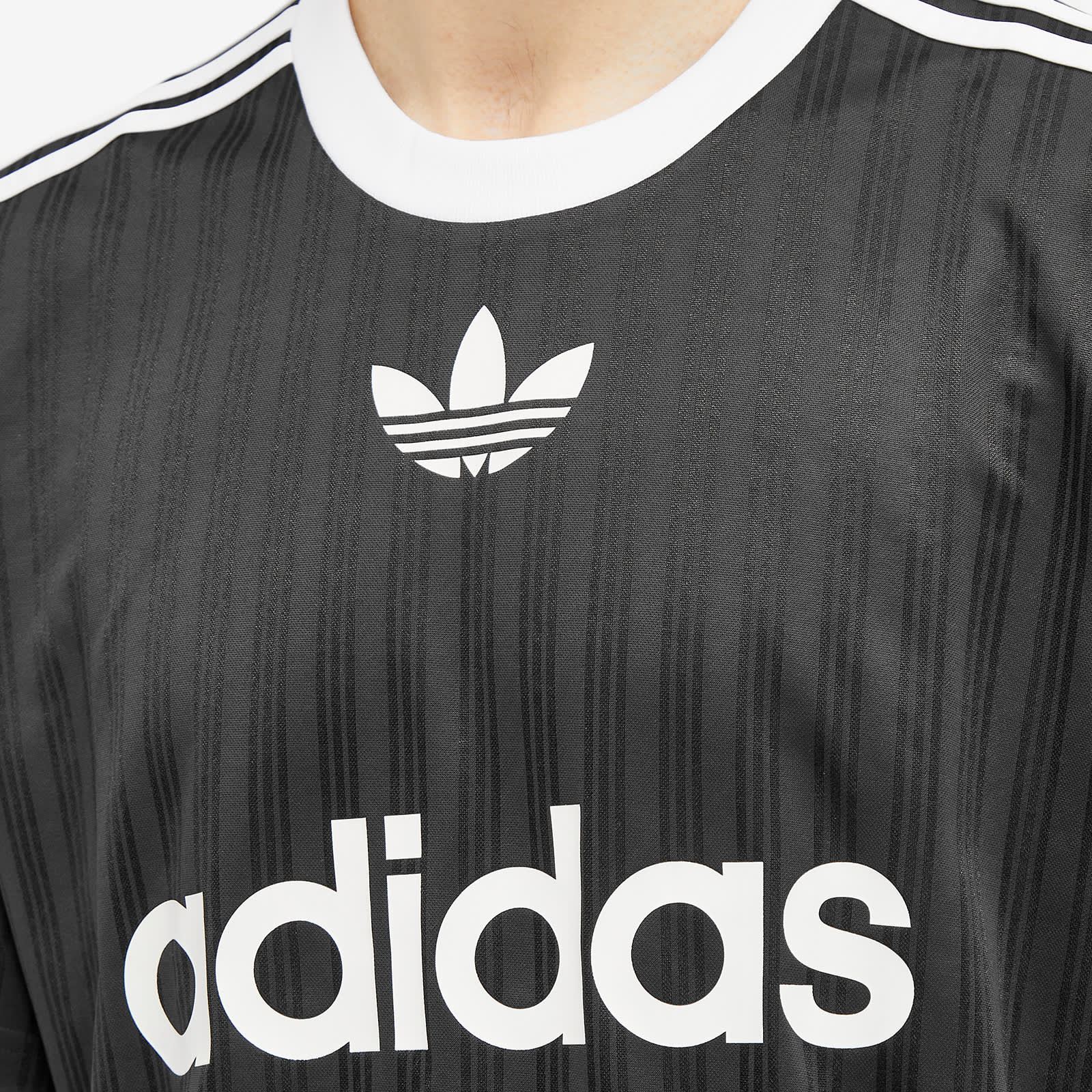 Adidas Adicolor Poly T-shirt Black & White | END. (US)