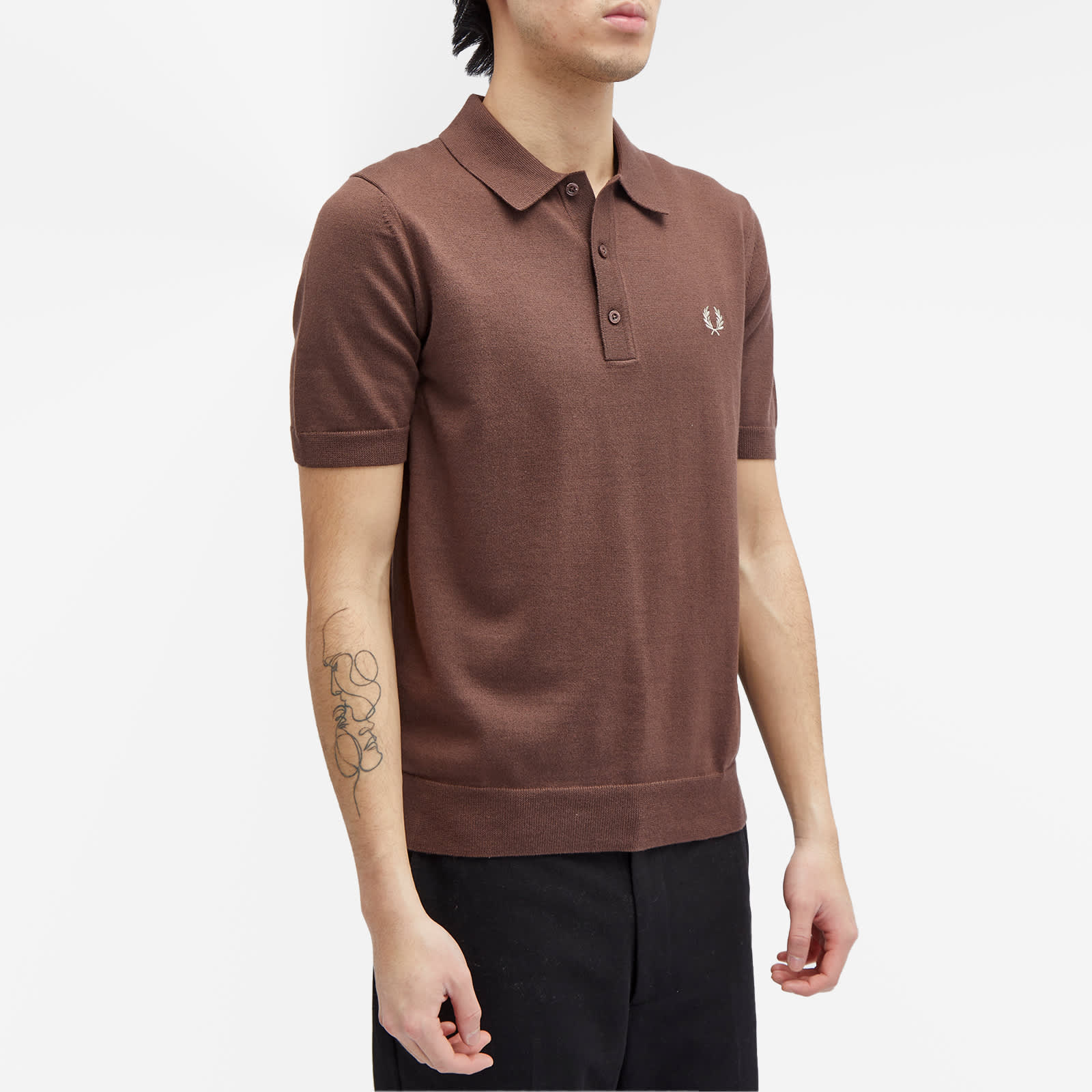 Fred Perry Classic Knit Polo Carrington Brick | END. (US)