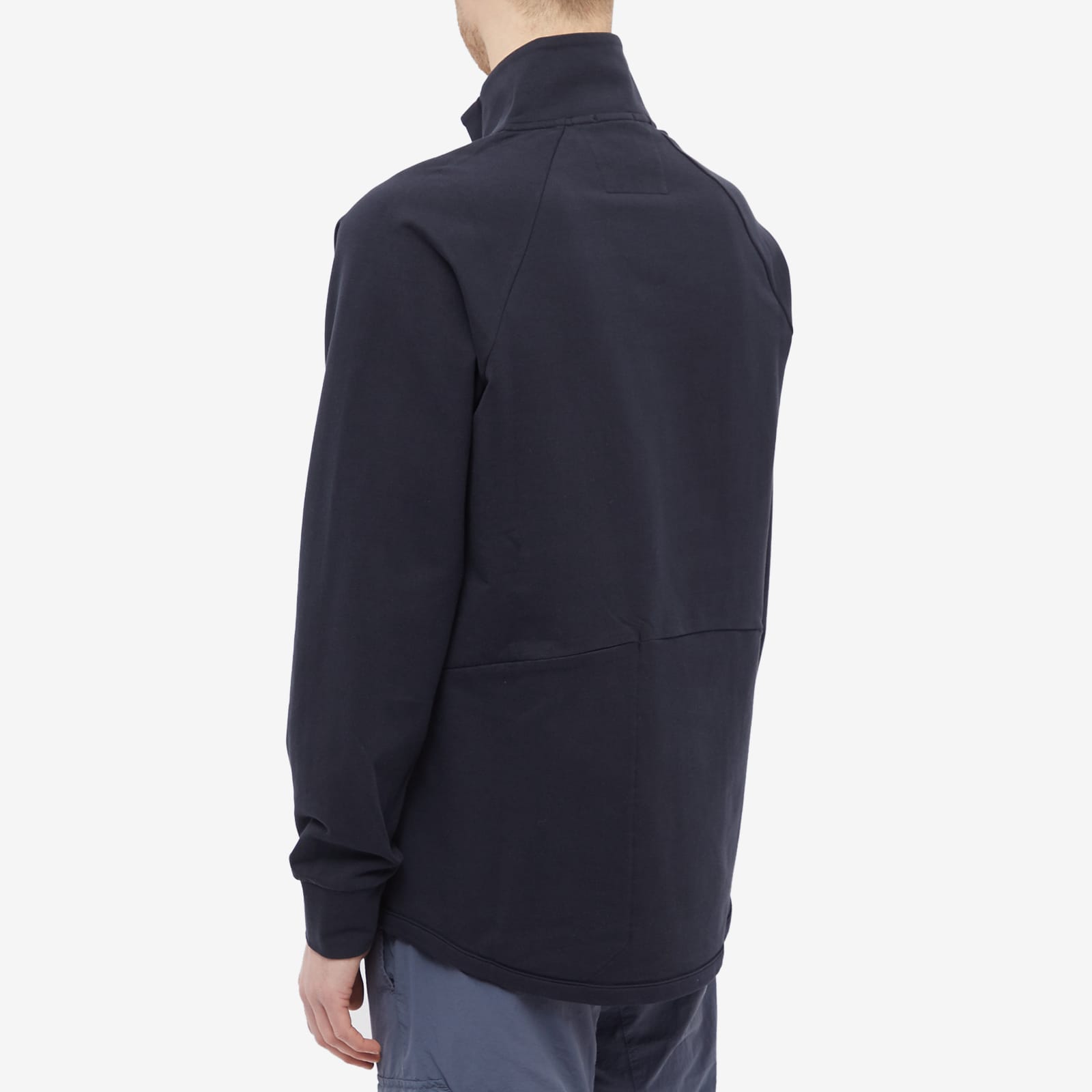 C.P. Company Metropolis Tech Patch Quarter Zip Sweat Total Eclipse ...