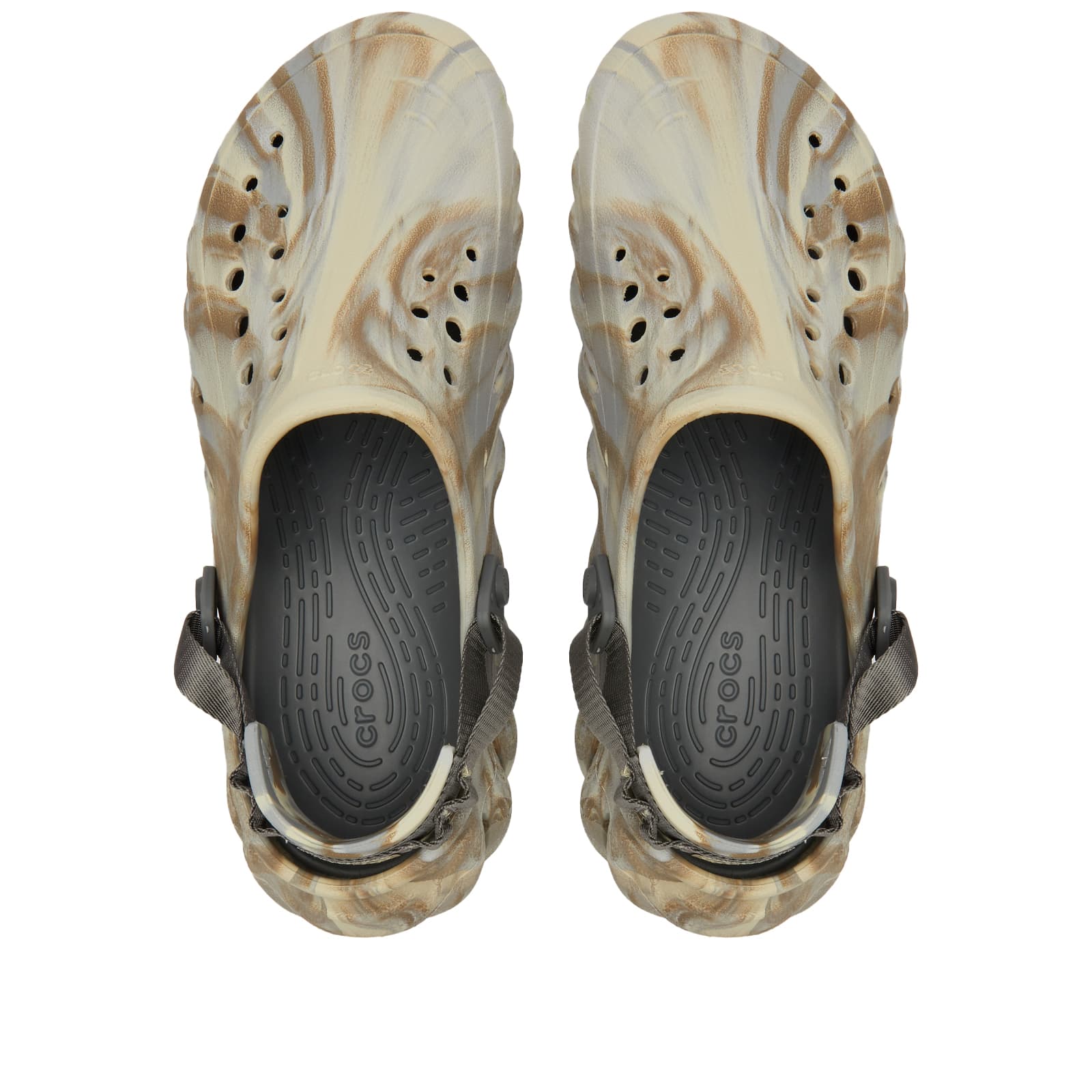Crocs Echo Marbled Clog Bone & Multi | END. (UK)