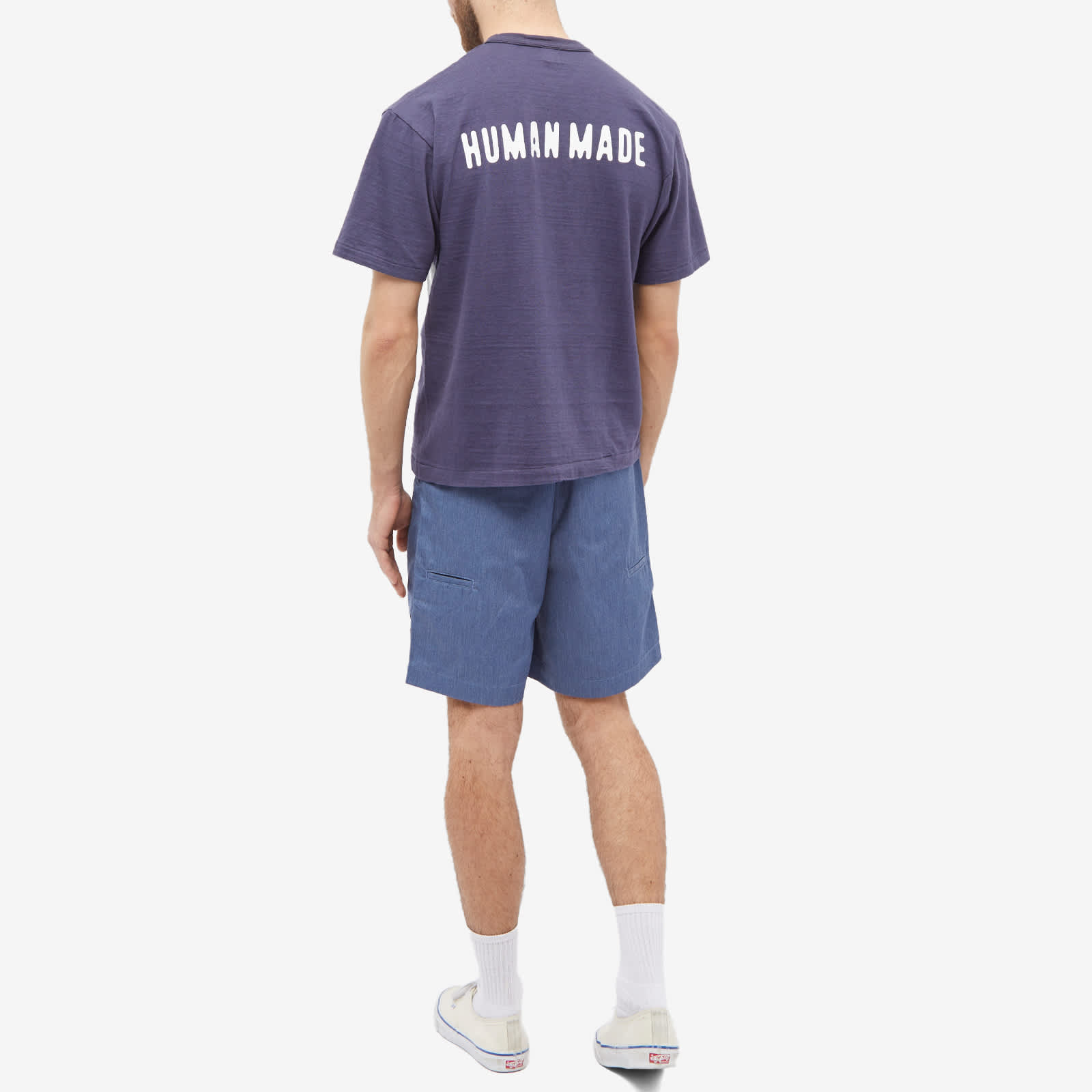 Human Made Heart Badge Slub Tee Navy | END. (US)