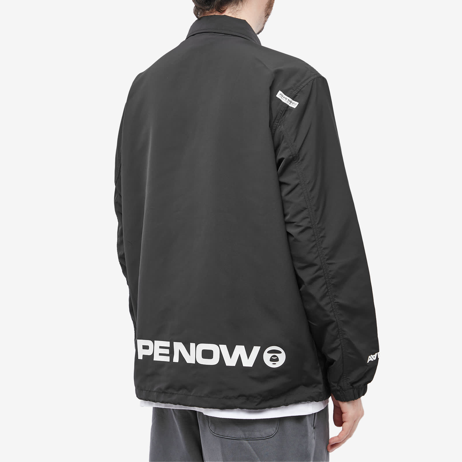 AAPE Now Badge Coach Jacket Black | END. (GB)