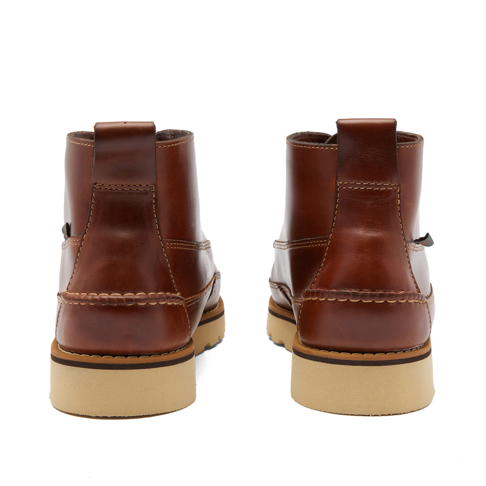 Bass Weejuns Camp Moc III Ranger Boot Dark Brown Leather | END.