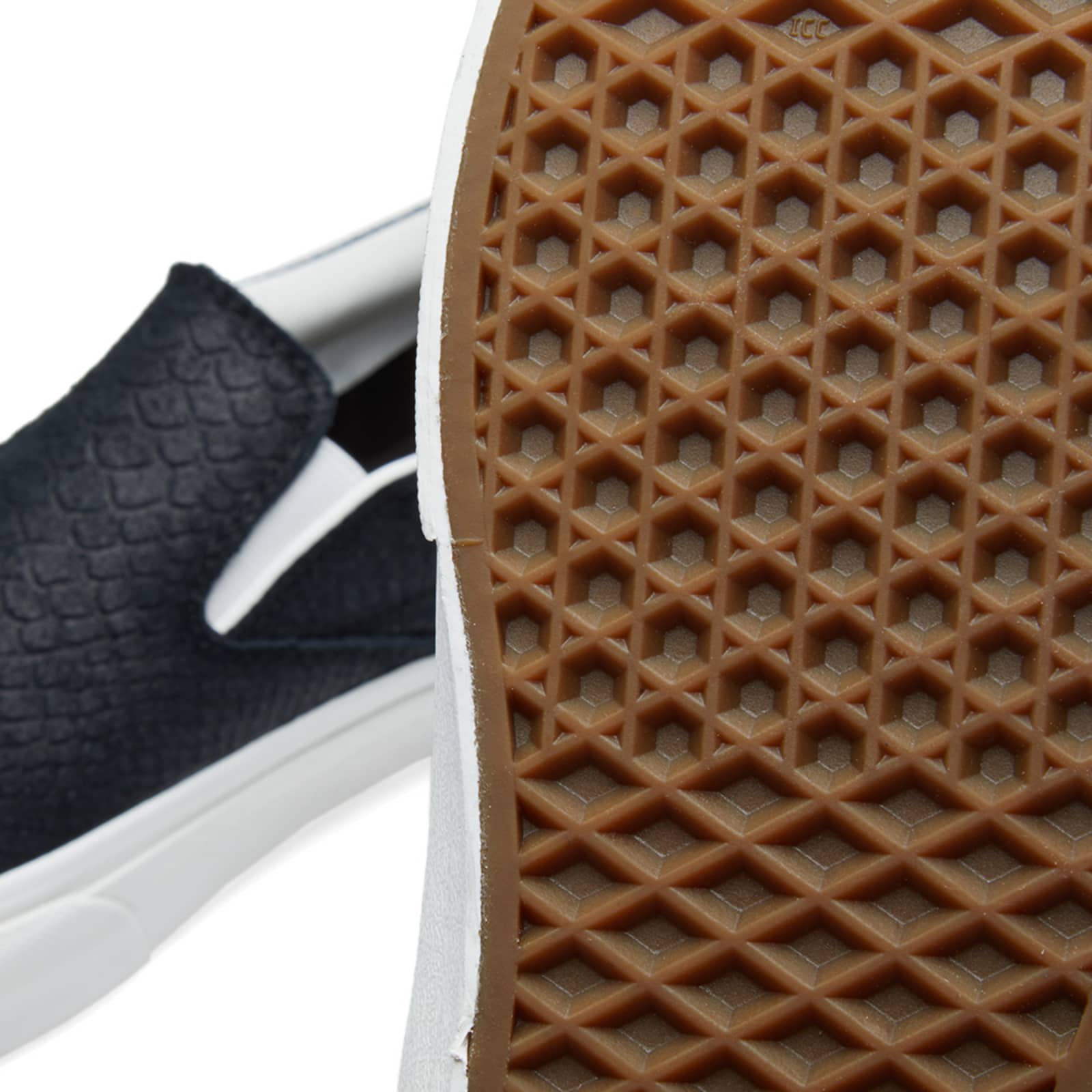 Vans Classic Slip On Black & Blanc Snake | END. (AU)