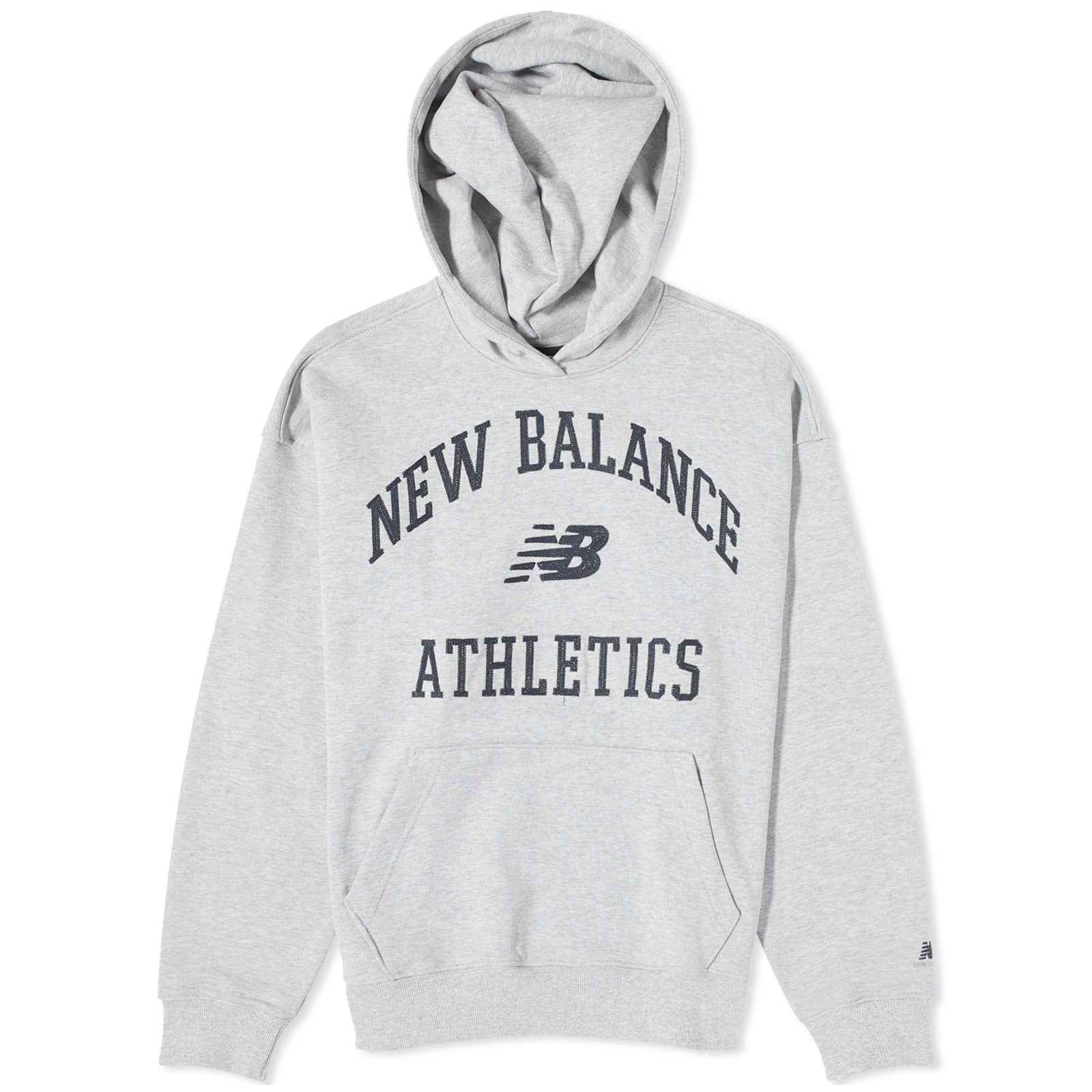 New Balance Athletics Varsity Oversized Fleece Hoodie Athletic Grey ...
